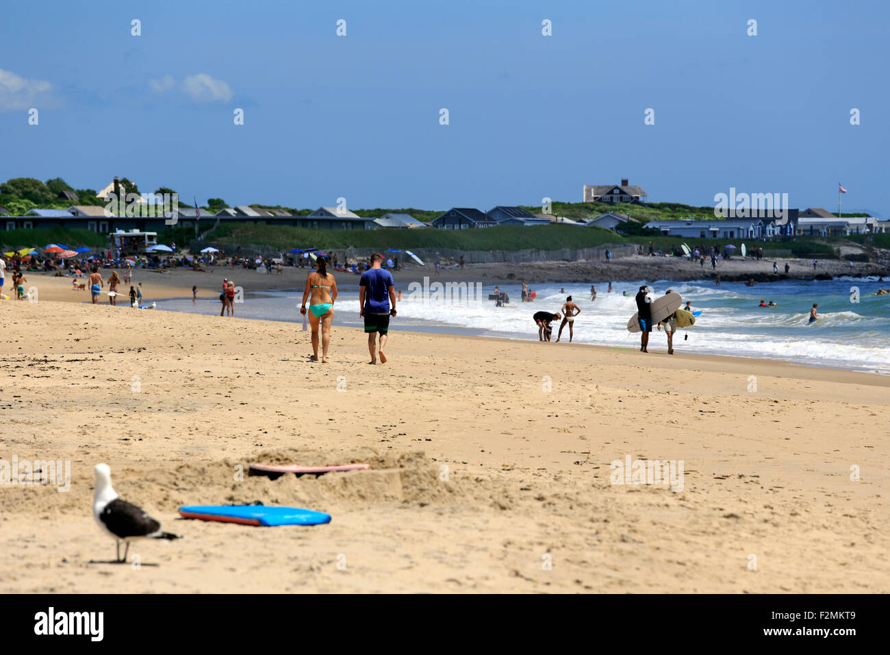 Ditch Plains Beach Montauk Long Island New York Stock Photo - Alamy