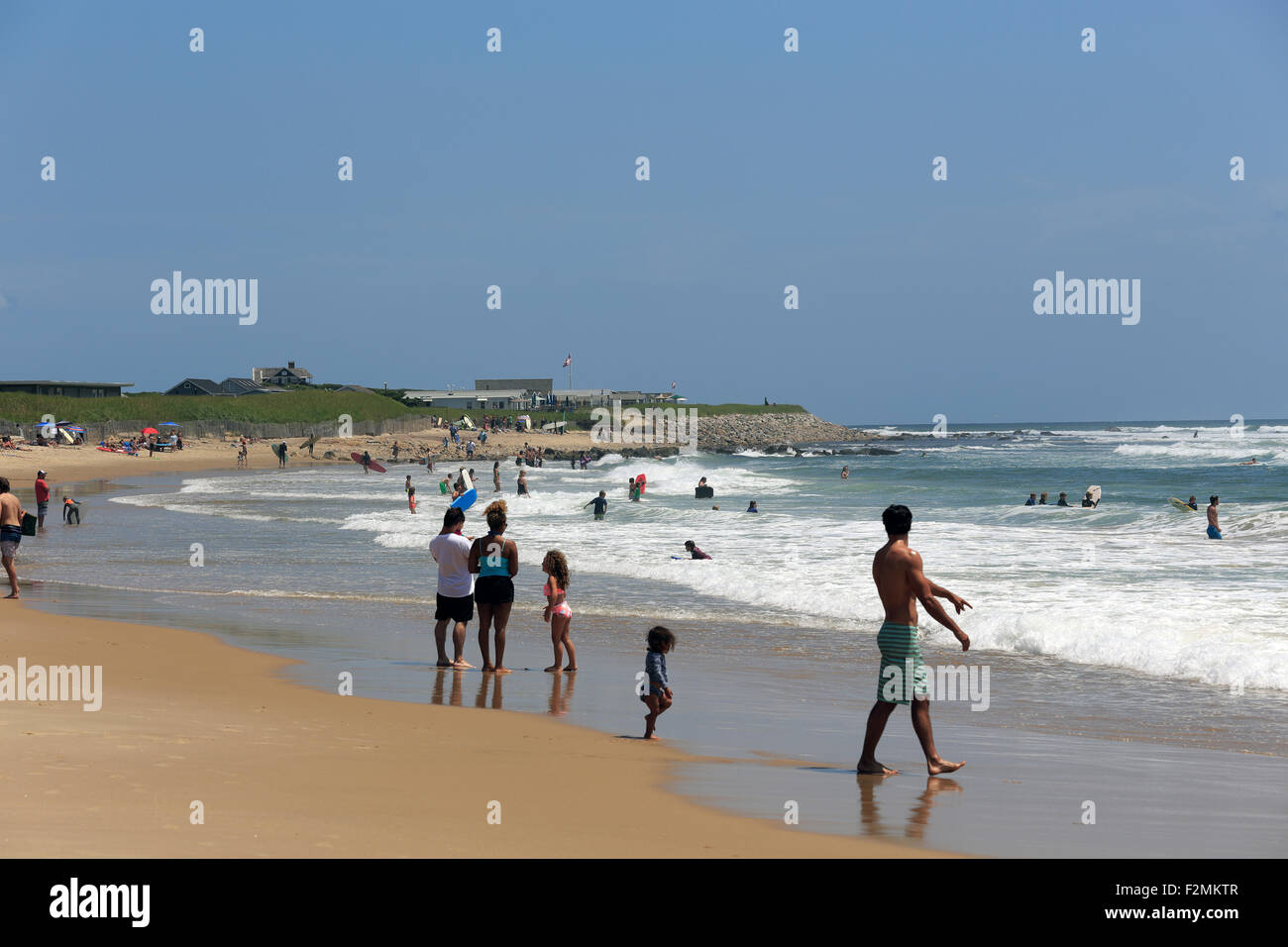 Ditch Plains Beach Montauk Long Island New York Stock Photo - Alamy