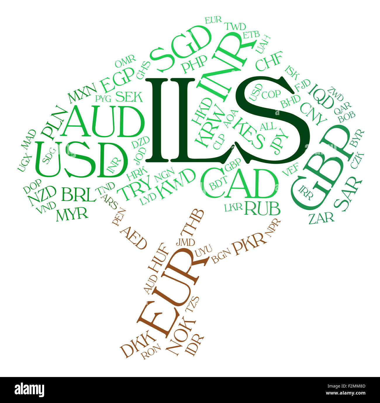 Ils Currency Representing Israeli Shekel And Words Stock Photo - Alamy