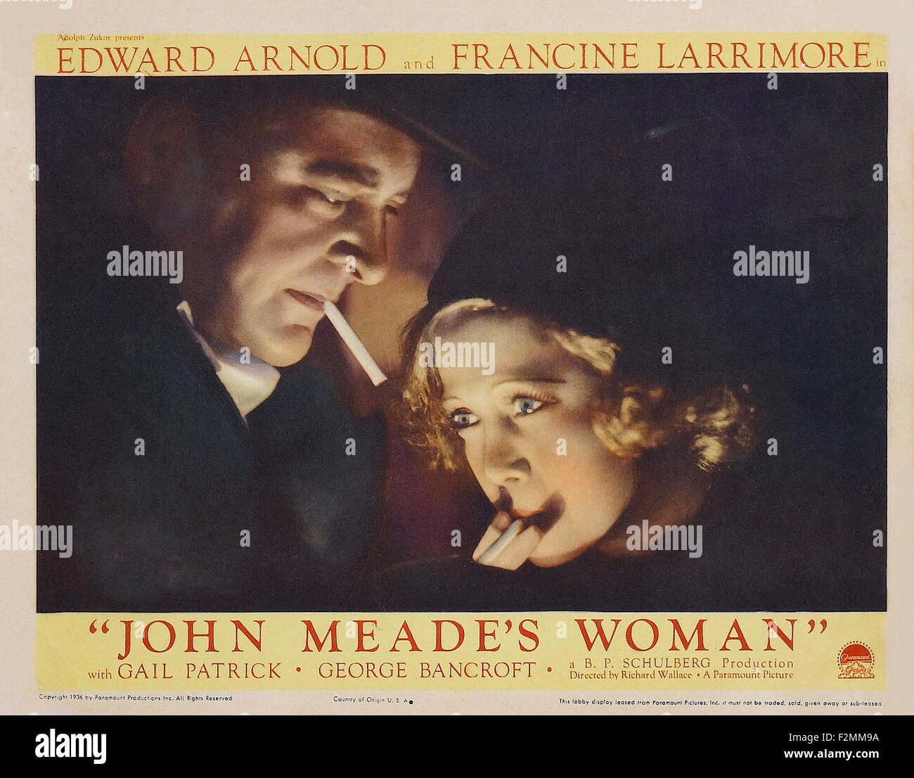 John Meade's Woman 01 - Movie Poster Stock Photo - Alamy