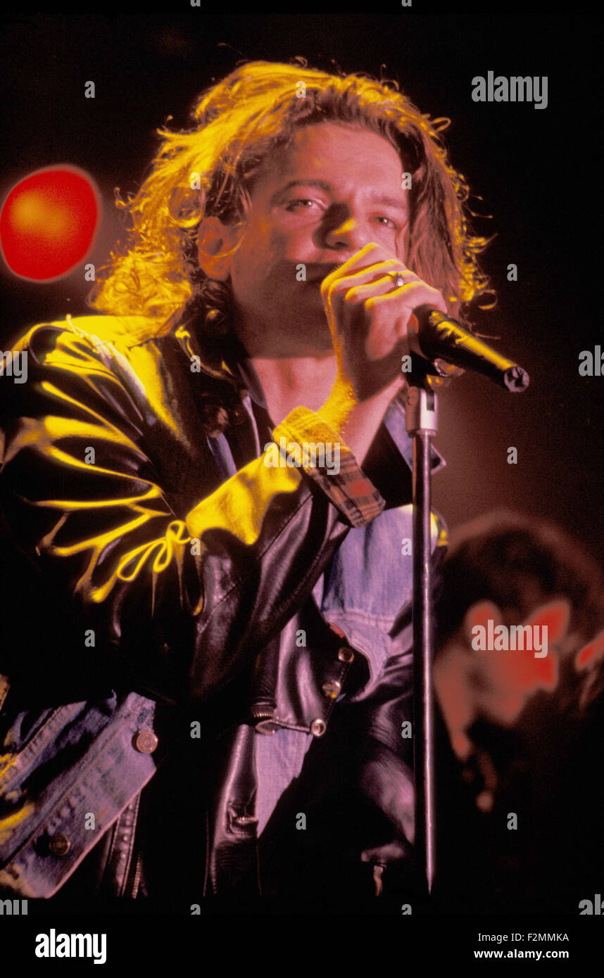 Michael hutchence australian rock singer hi-res stock photography and ...