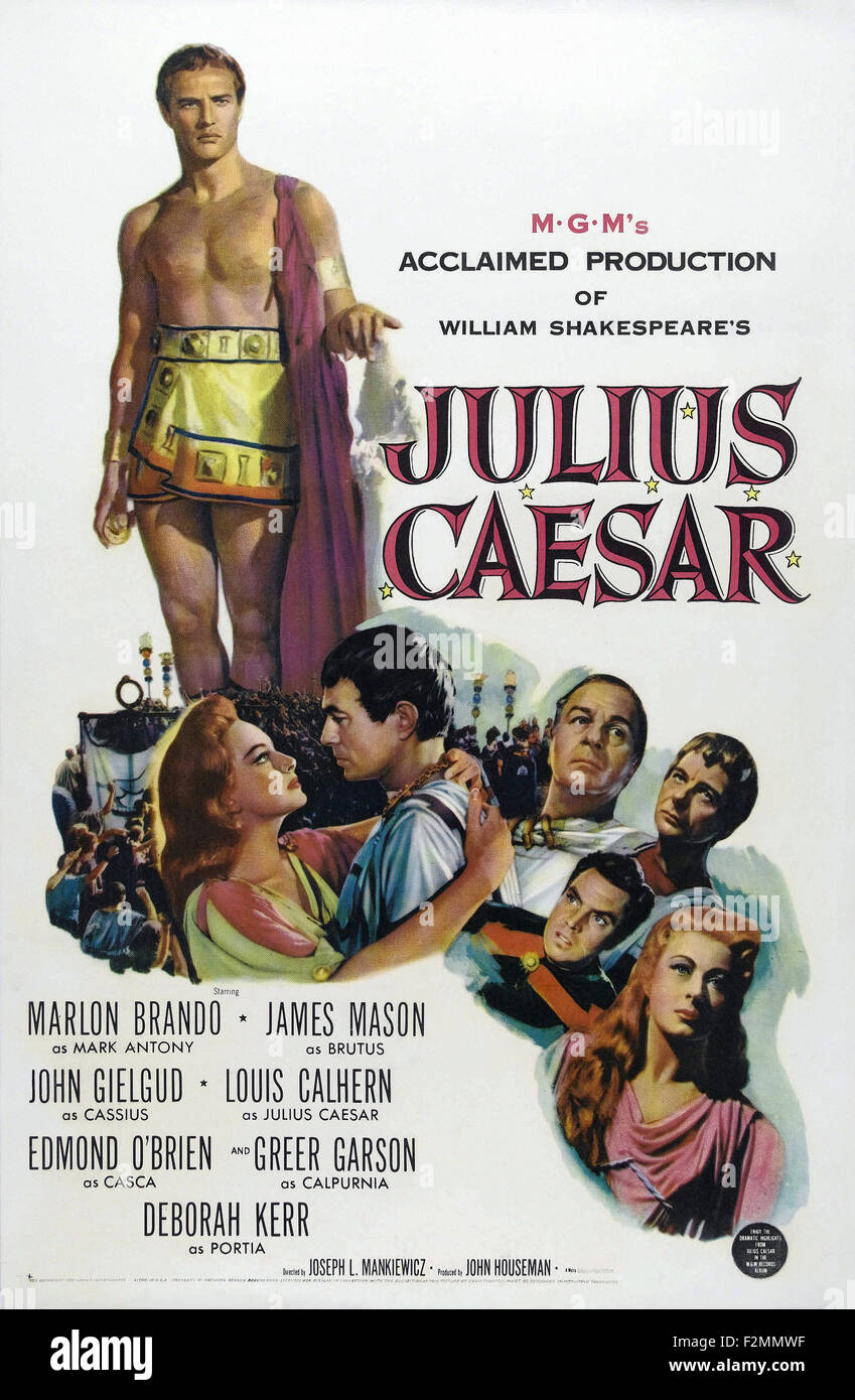 Julius Caesar (1953) 01 - Movie Poster Stock Photo - Alamy