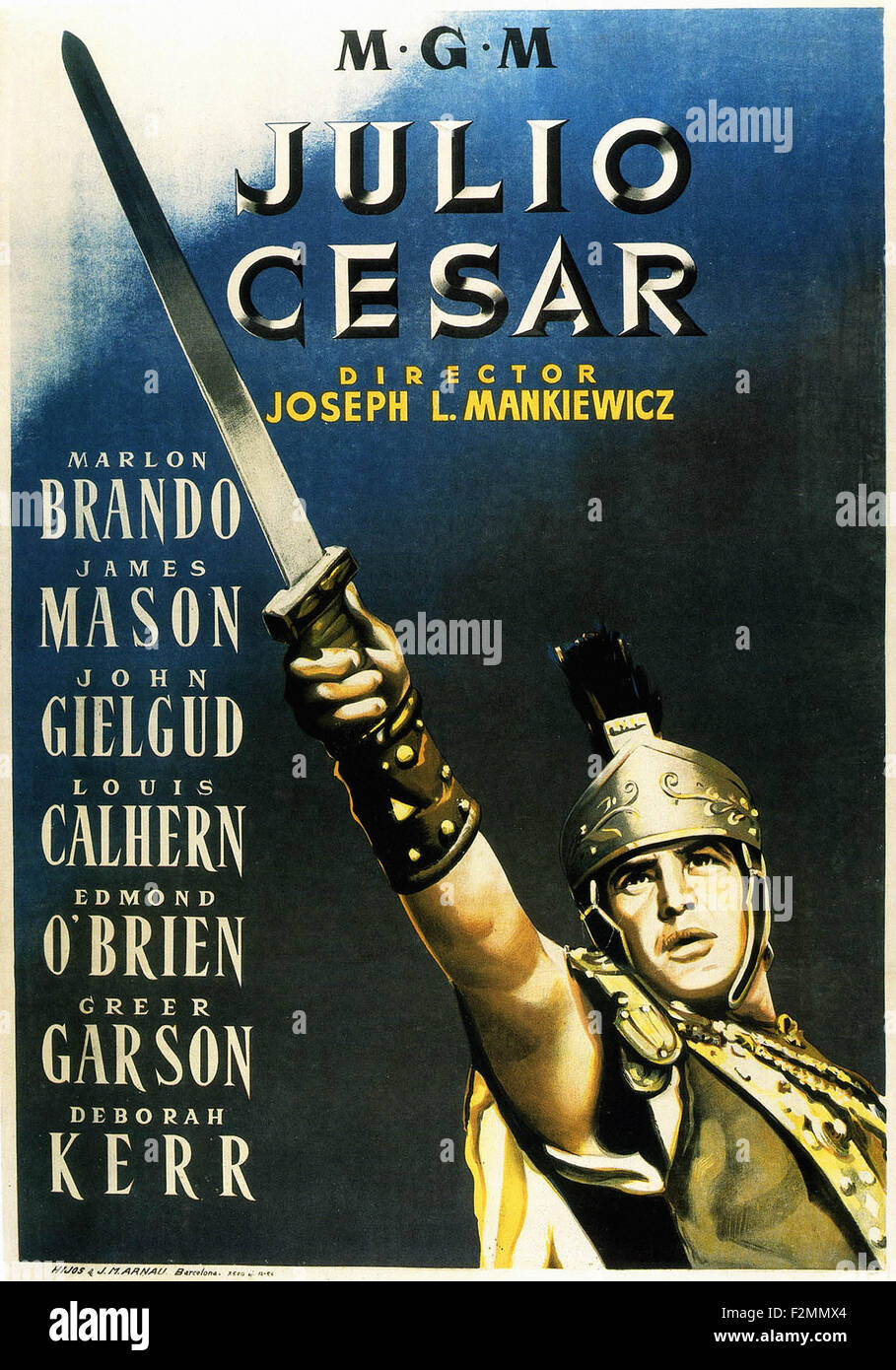 Julius Caesar (1953) 28 - Movie Poster Stock Photo - Alamy