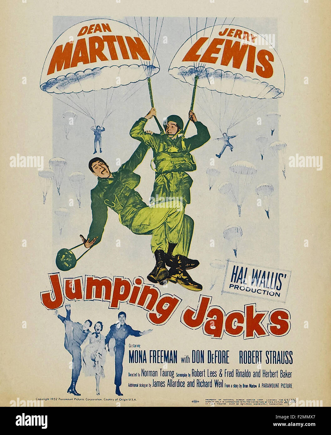 Jumping Jacks 01 - Movie Poster Stock Photo - Alamy