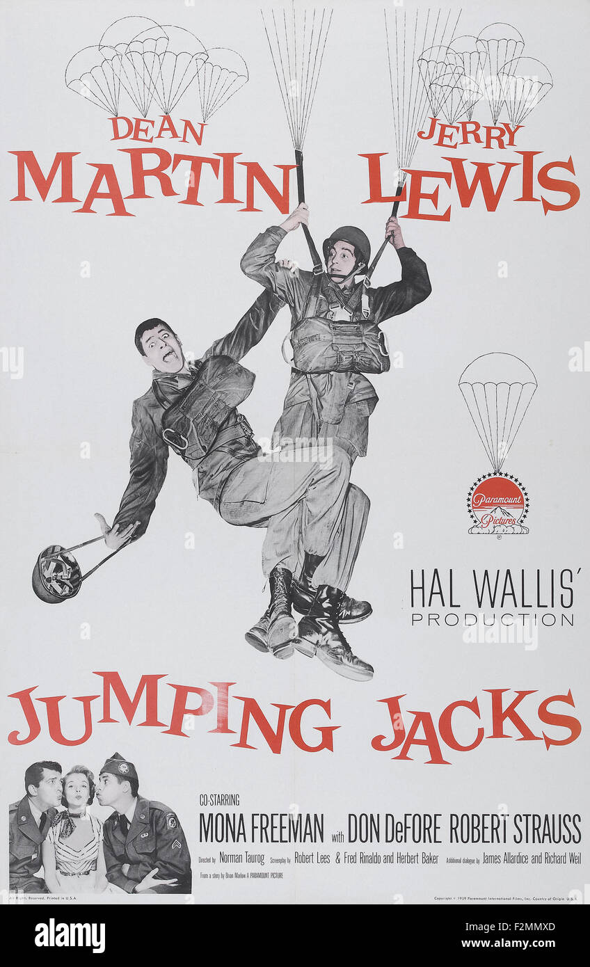 Jumping Jacks 04 - Movie Poster Stock Photo - Alamy