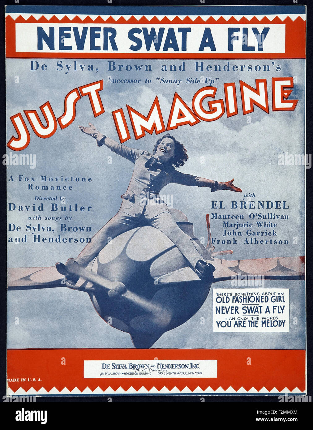 Just Imagine 01 - Movie Poster Stock Photo - Alamy