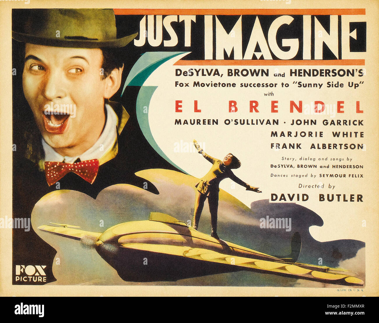 Just Imagine 02 - Movie Poster Stock Photo - Alamy