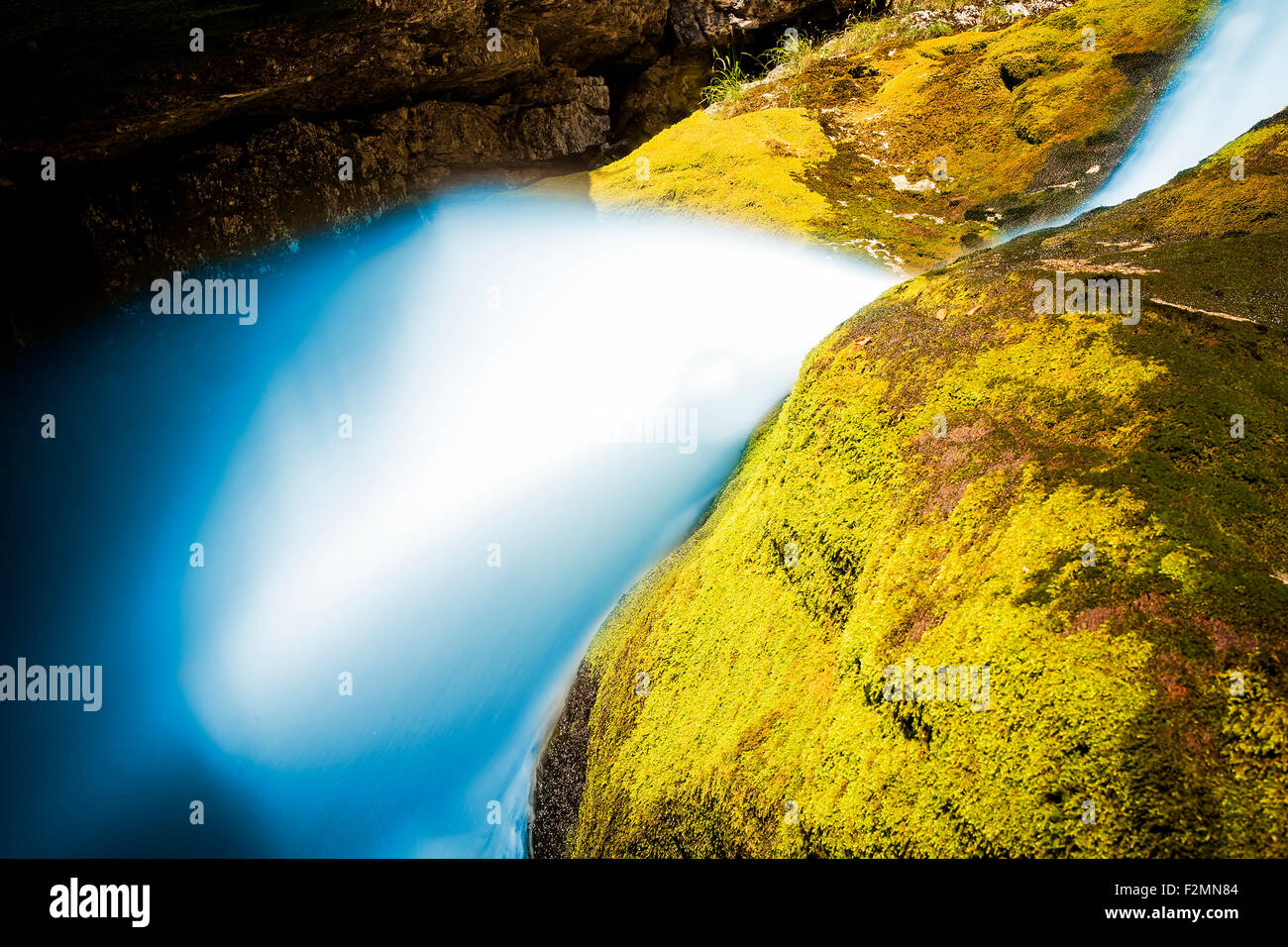 Clean water stream, photographed with long exposure time Stock Photo ...