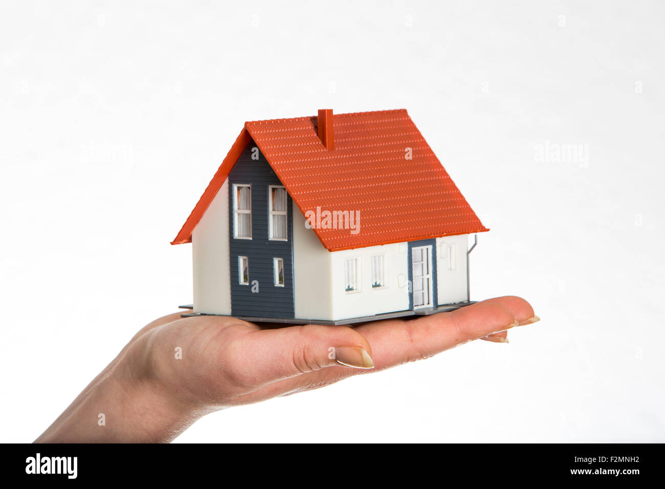 Symbolic image, private house, real estate, protection, safe, security ...