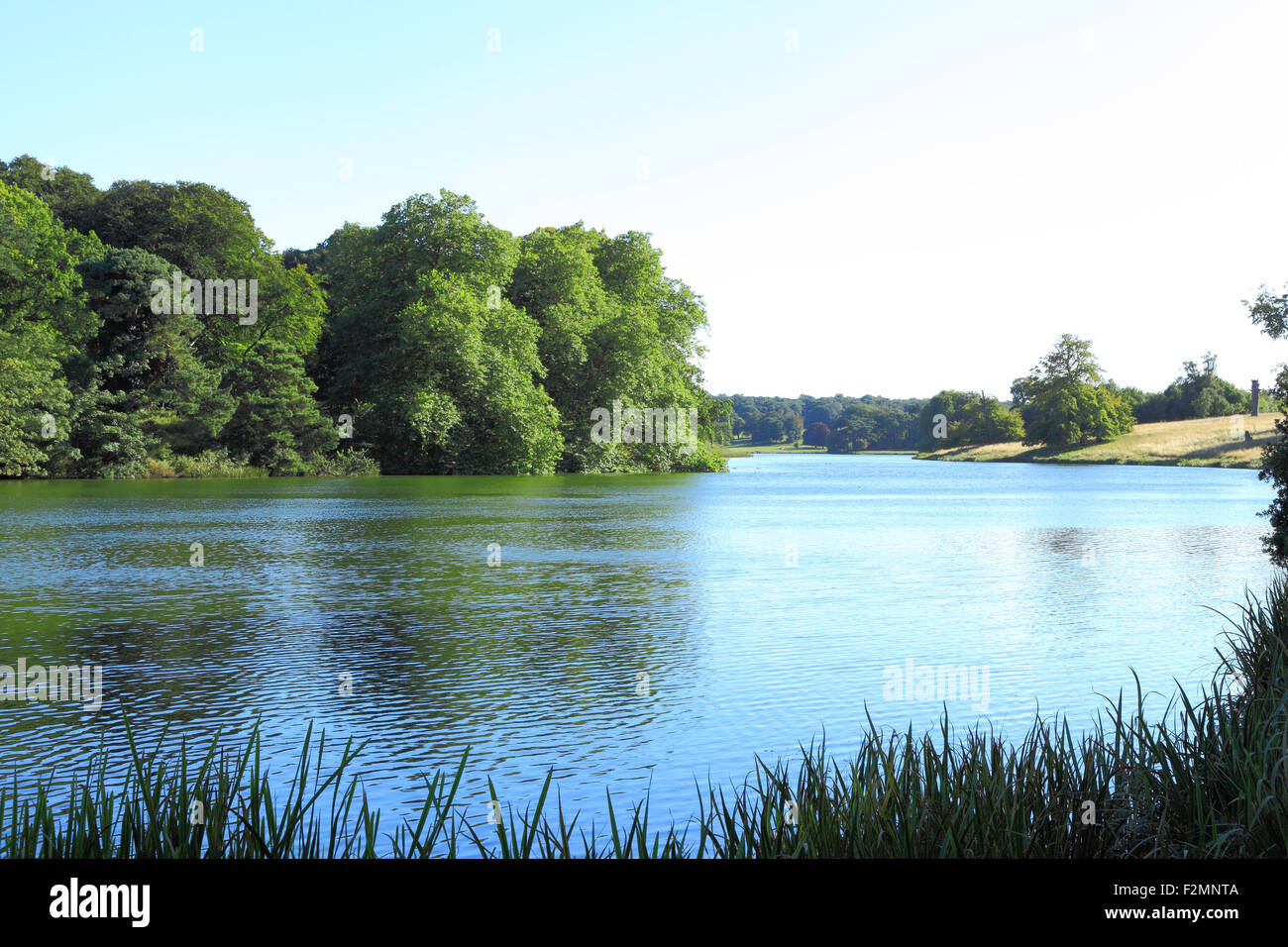 Holkham Park and Lake, Holkham Hall, Norfolk England UK Stock Photo - Alamy