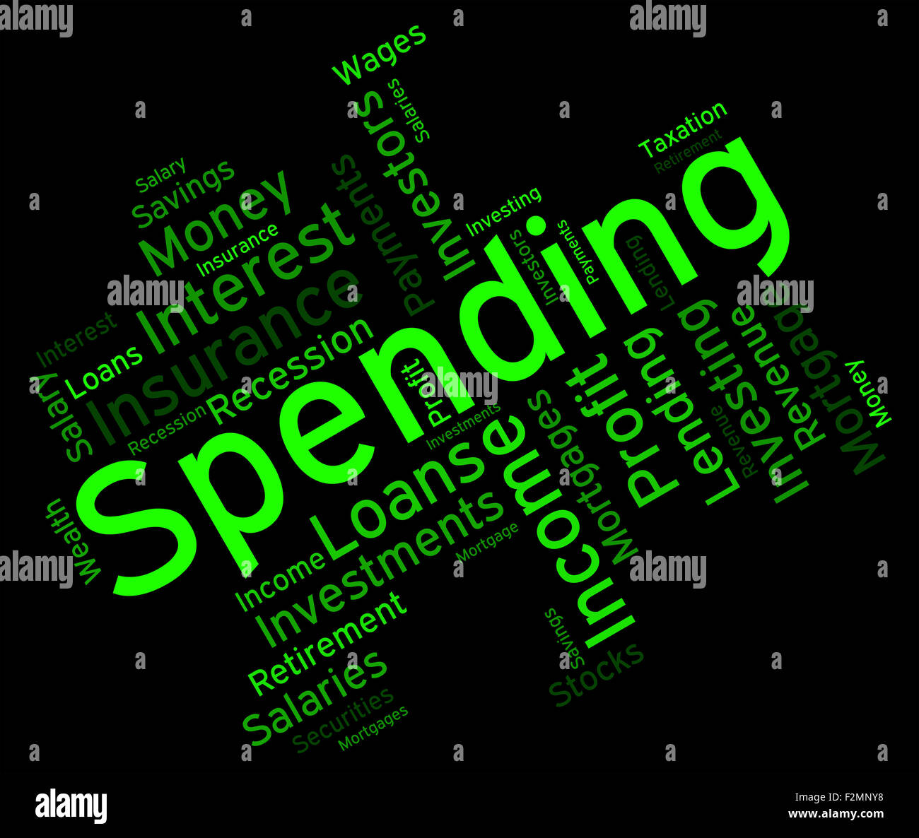 Spending word hi-res stock photography and images - Alamy