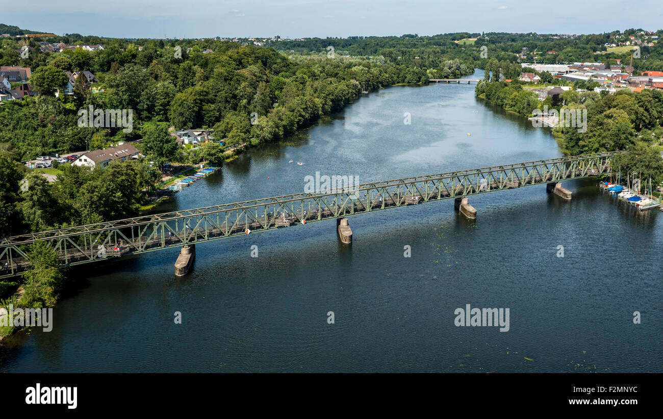 Baldeneysee lake in Essen, an artificial lake of river Ruhr Stock Photo ...