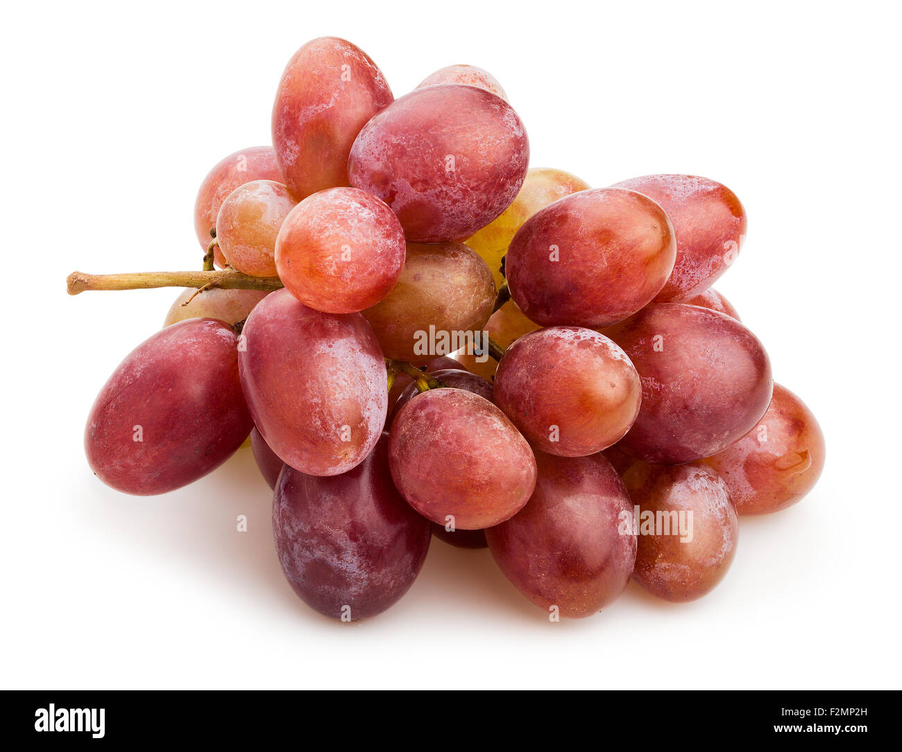 Bunch fresh grapes red Cut Out Stock Images & Pictures - Alamy