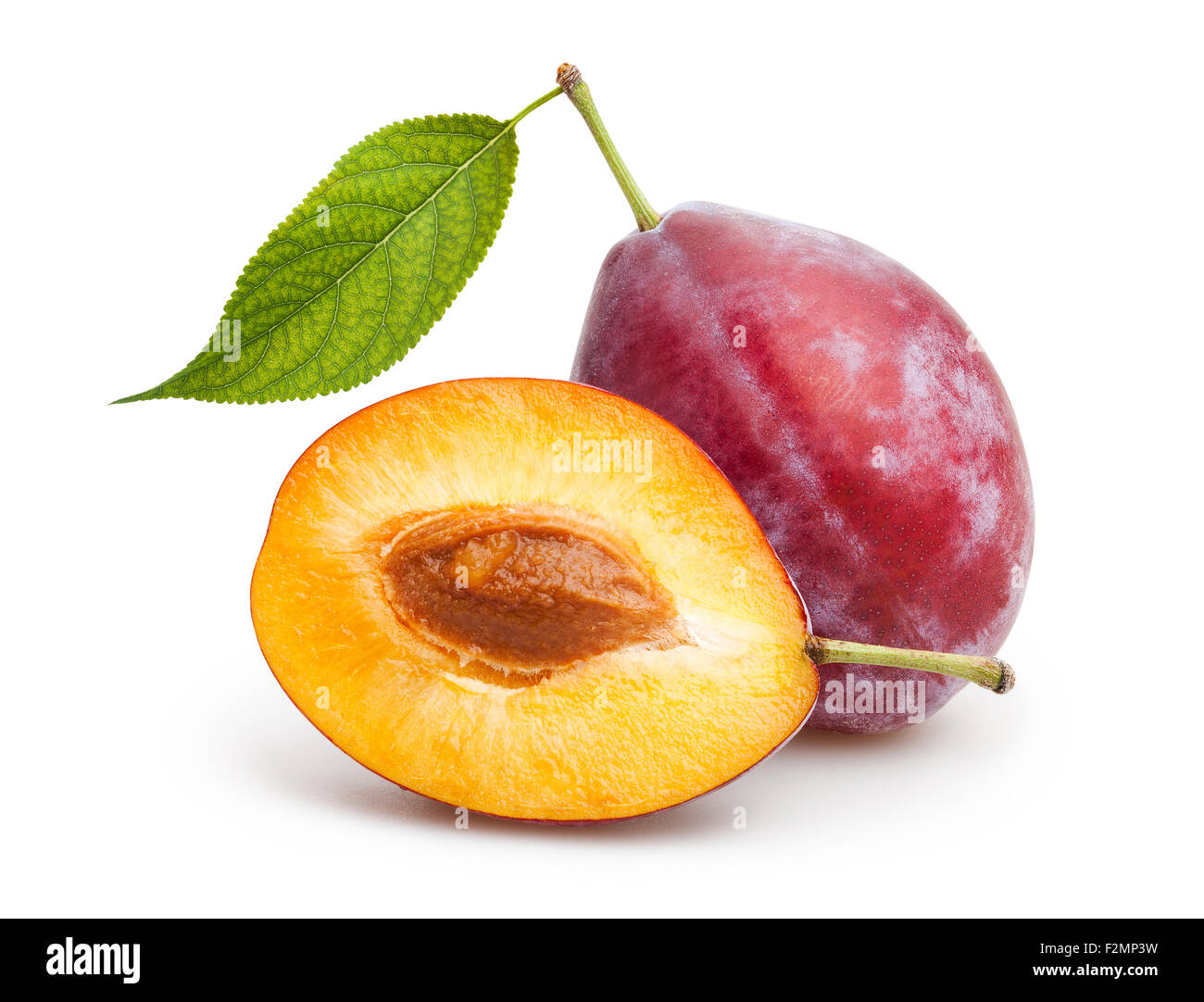 Plum Seed Cut Out Stock Images & Pictures - Alamy