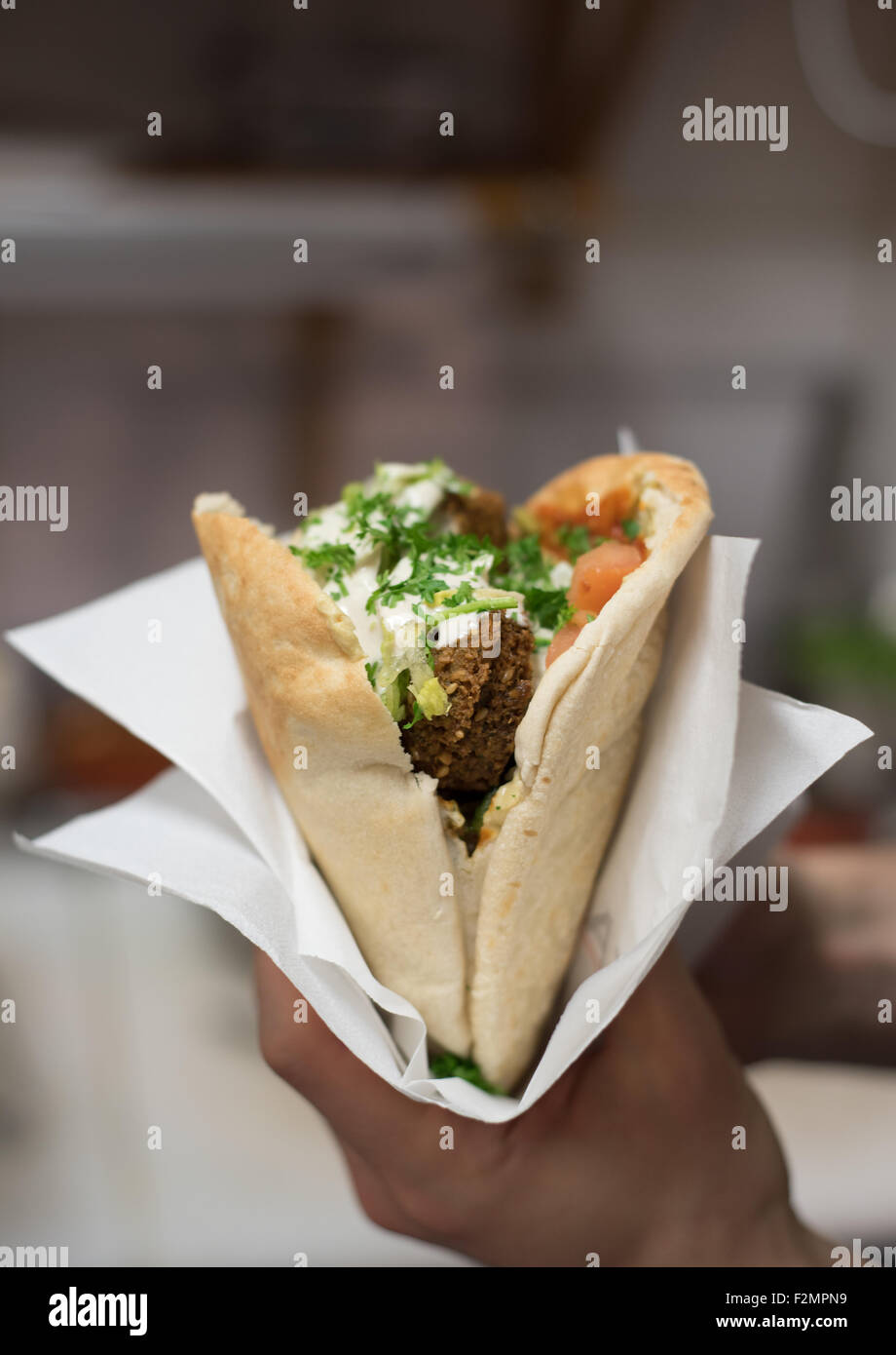 Falafel fast food hi-res stock photography and images - Alamy