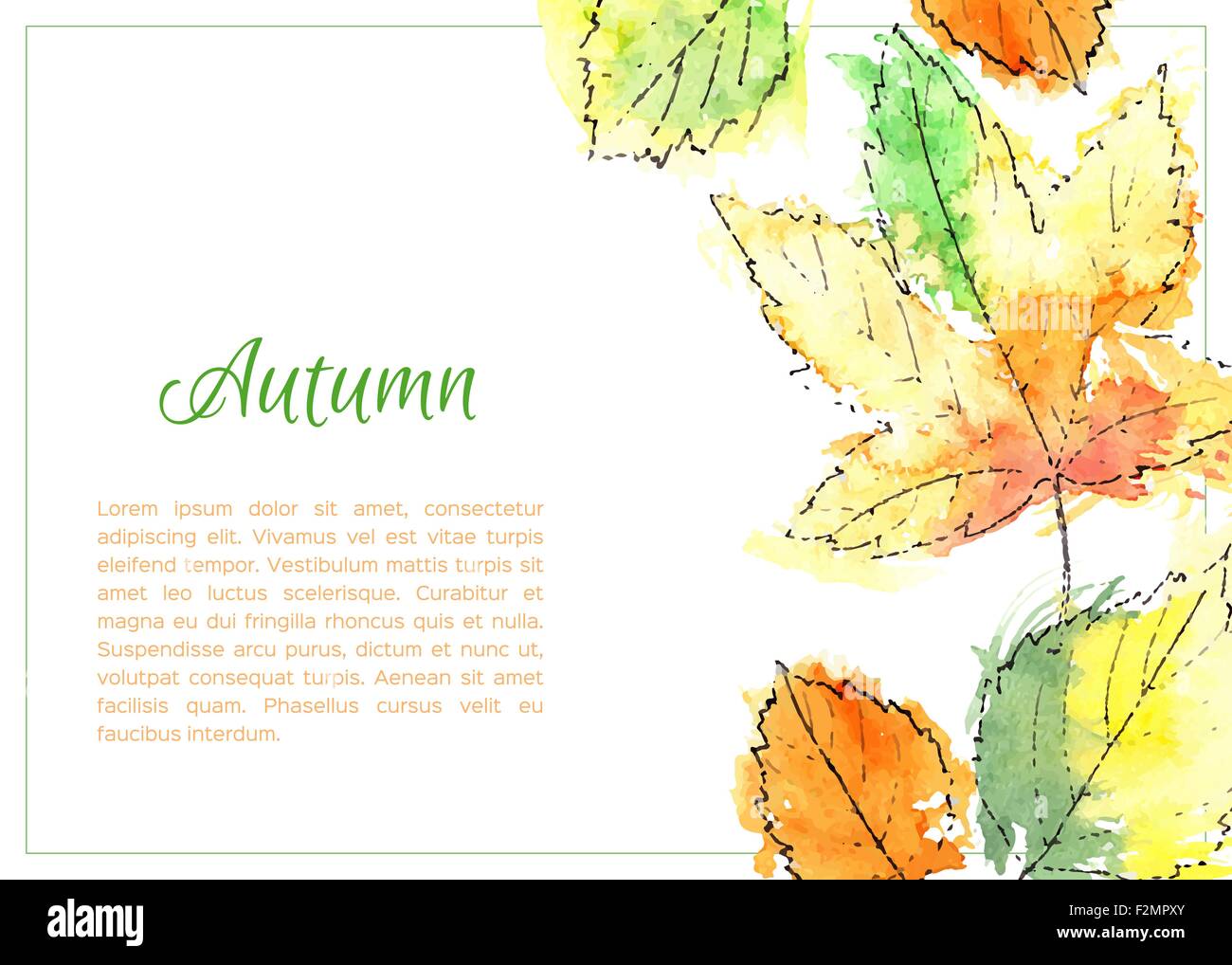 Hand drawn autumn leaves Stock Vector Image & Art - Alamy