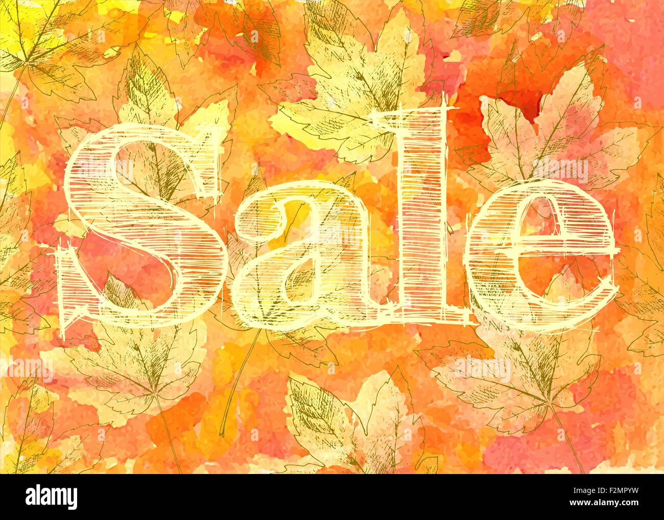 Hand drawn autumn leaves Stock Vector Image & Art - Alamy