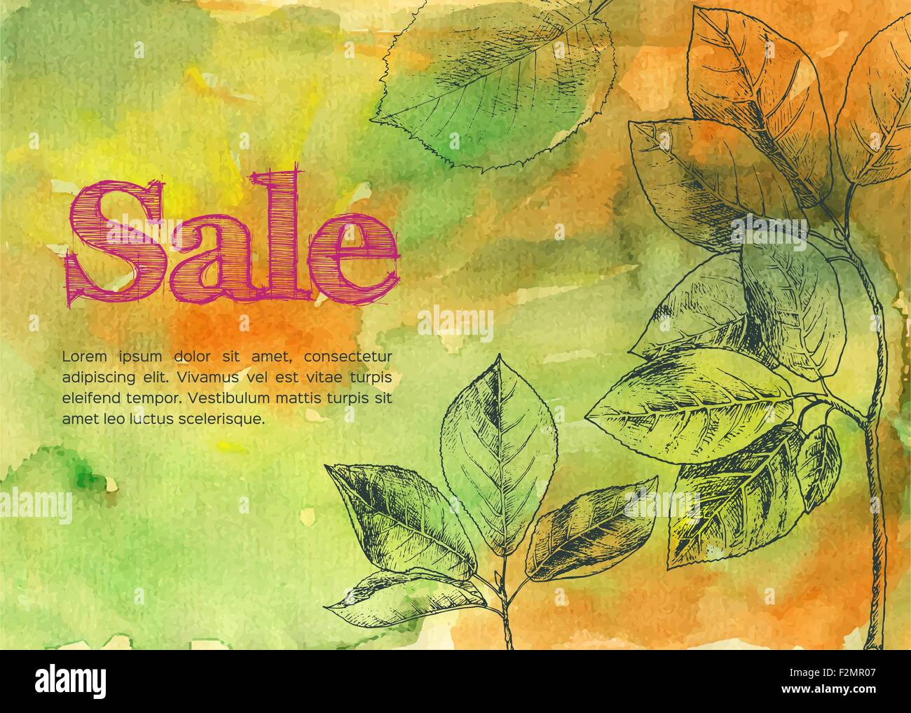 Hand drawn autumn leaves Stock Vector Image & Art - Alamy