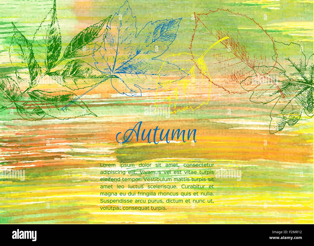 Hand drawn autumn leaves Stock Vector Image & Art - Alamy
