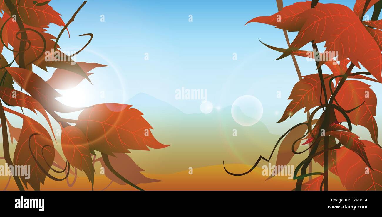 Landscape horizontal Stock Vector Images - Alamy