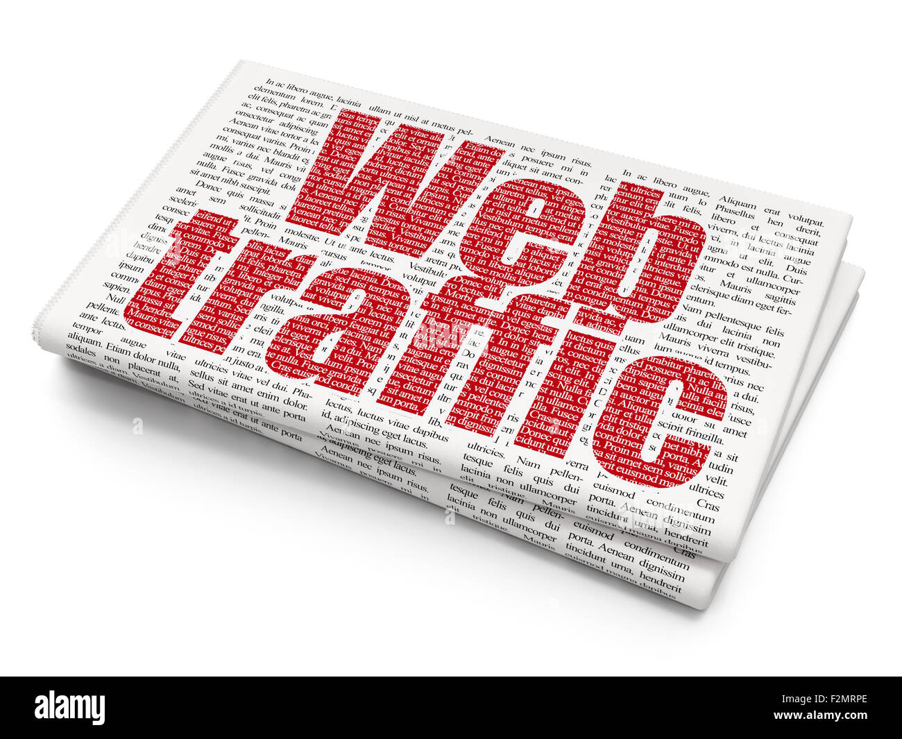 Web design concept: Web Traffic on Newspaper background Stock Photo - Alamy