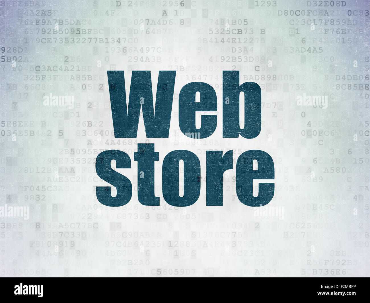 Web development concept: Web Store on Digital Paper background Stock ...
