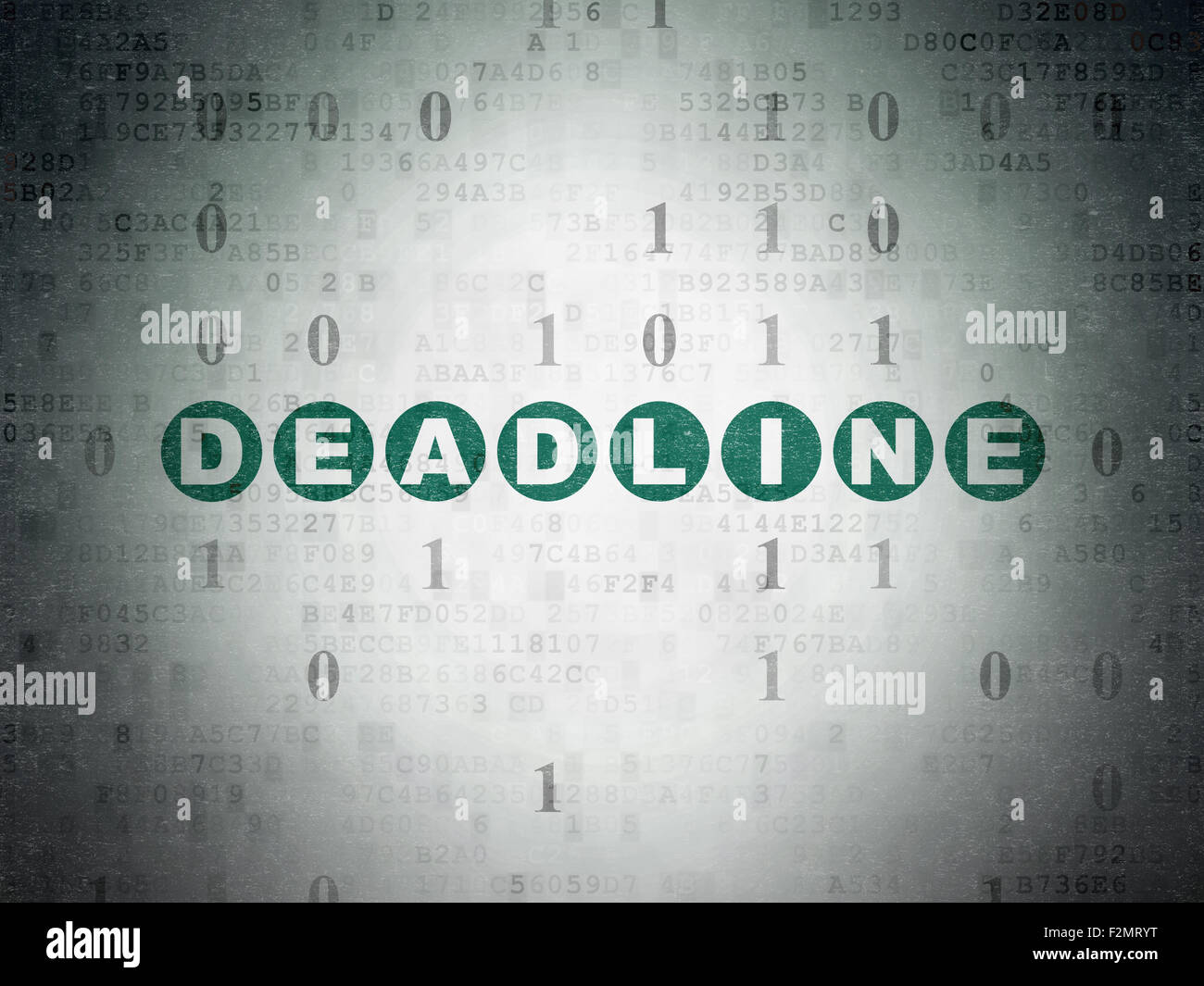 Business concept: Deadline on Digital Paper background Stock Photo - Alamy
