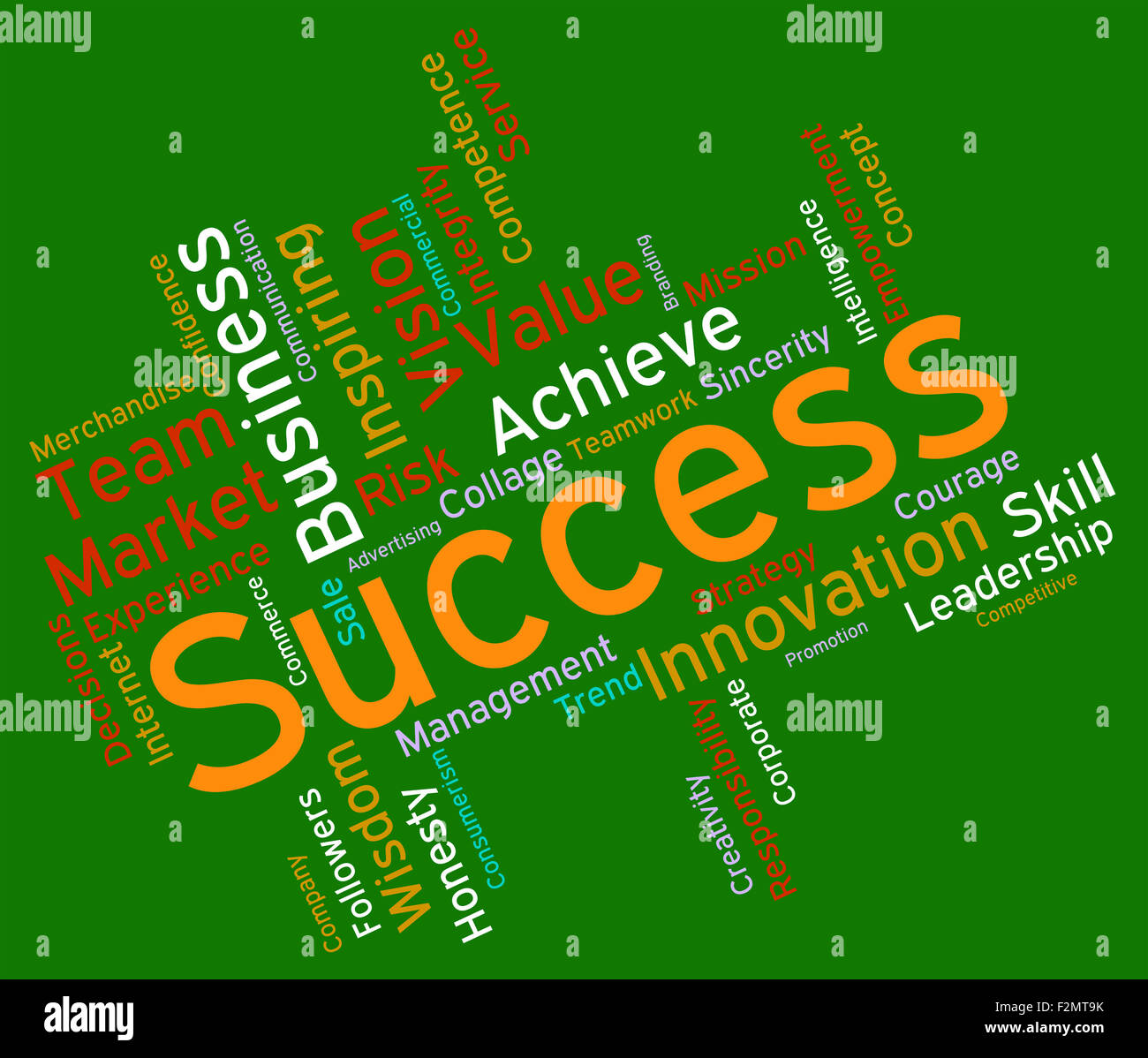 Success Words Indicating Winning Victor And Successful Stock Photo - Alamy