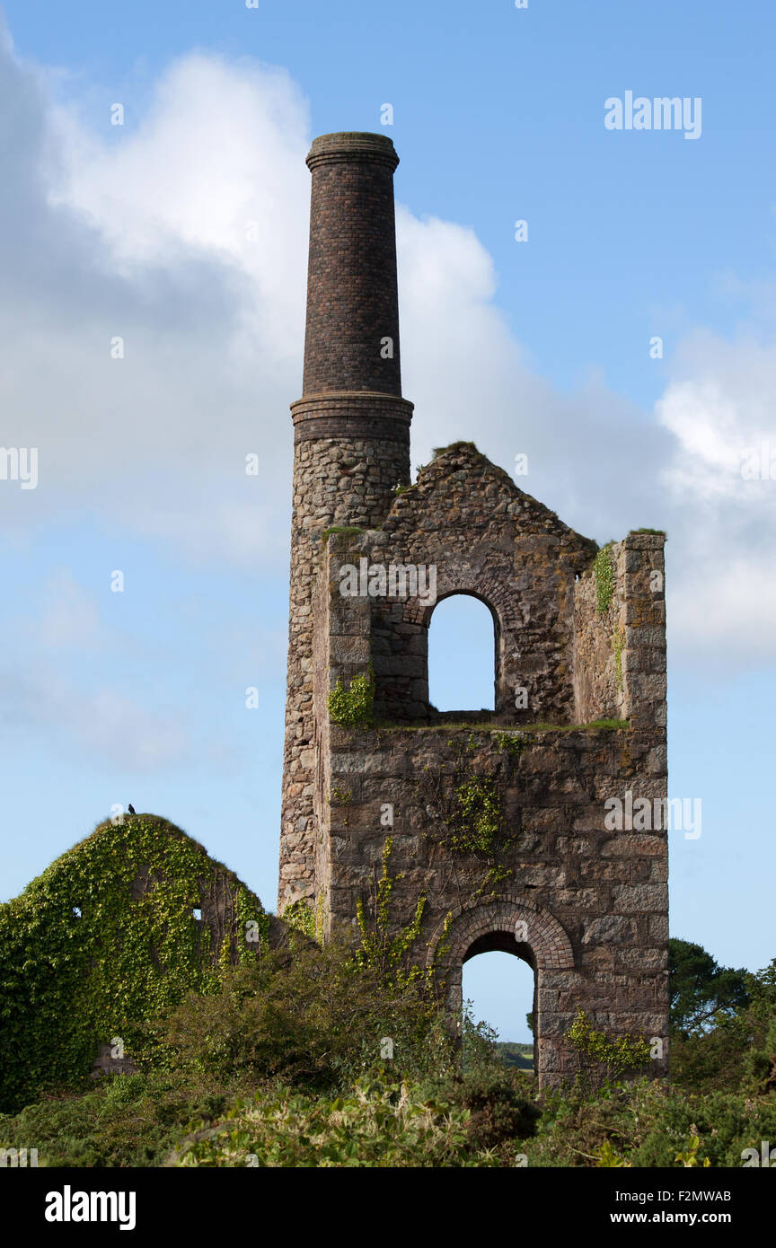 Tin mine building Stock Photo - Alamy