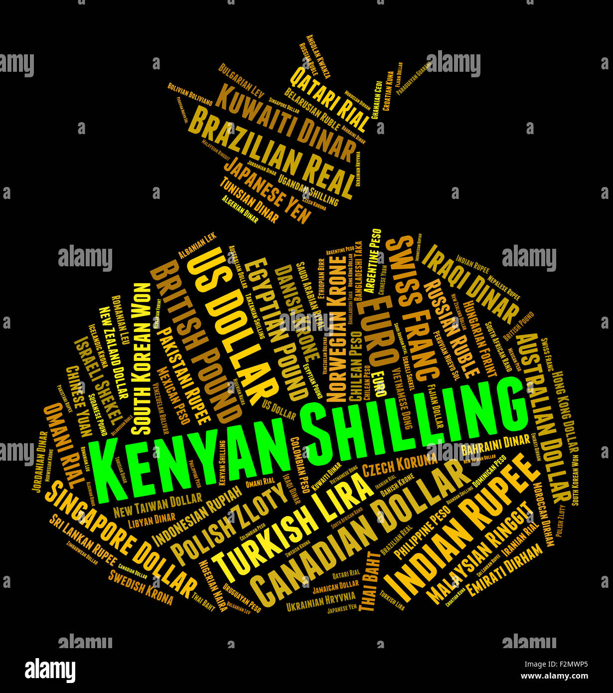 Kenyan Shilling Indicating Currency Exchange And Coin Stock Photo - Alamy