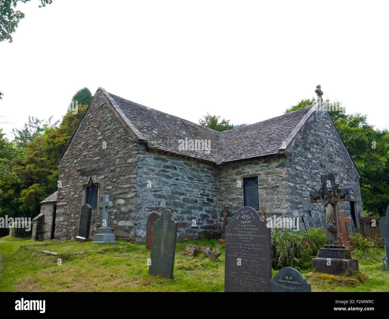St Micheal`s Church said to have been rebuilt in the 14 century, Betws ...
