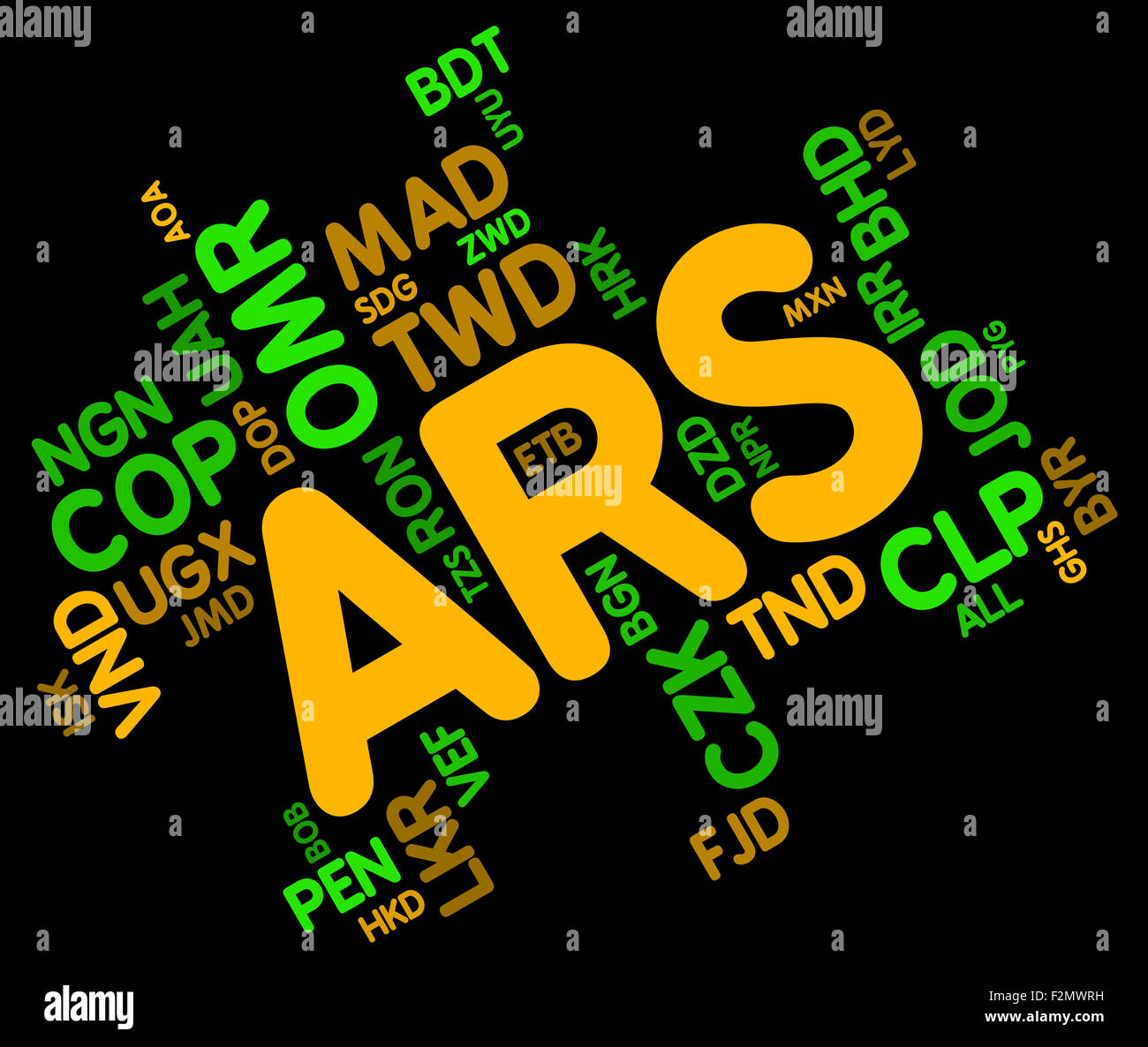 Ars Currency Indicating Forex Trading And Market Stock Photo - Alamy
