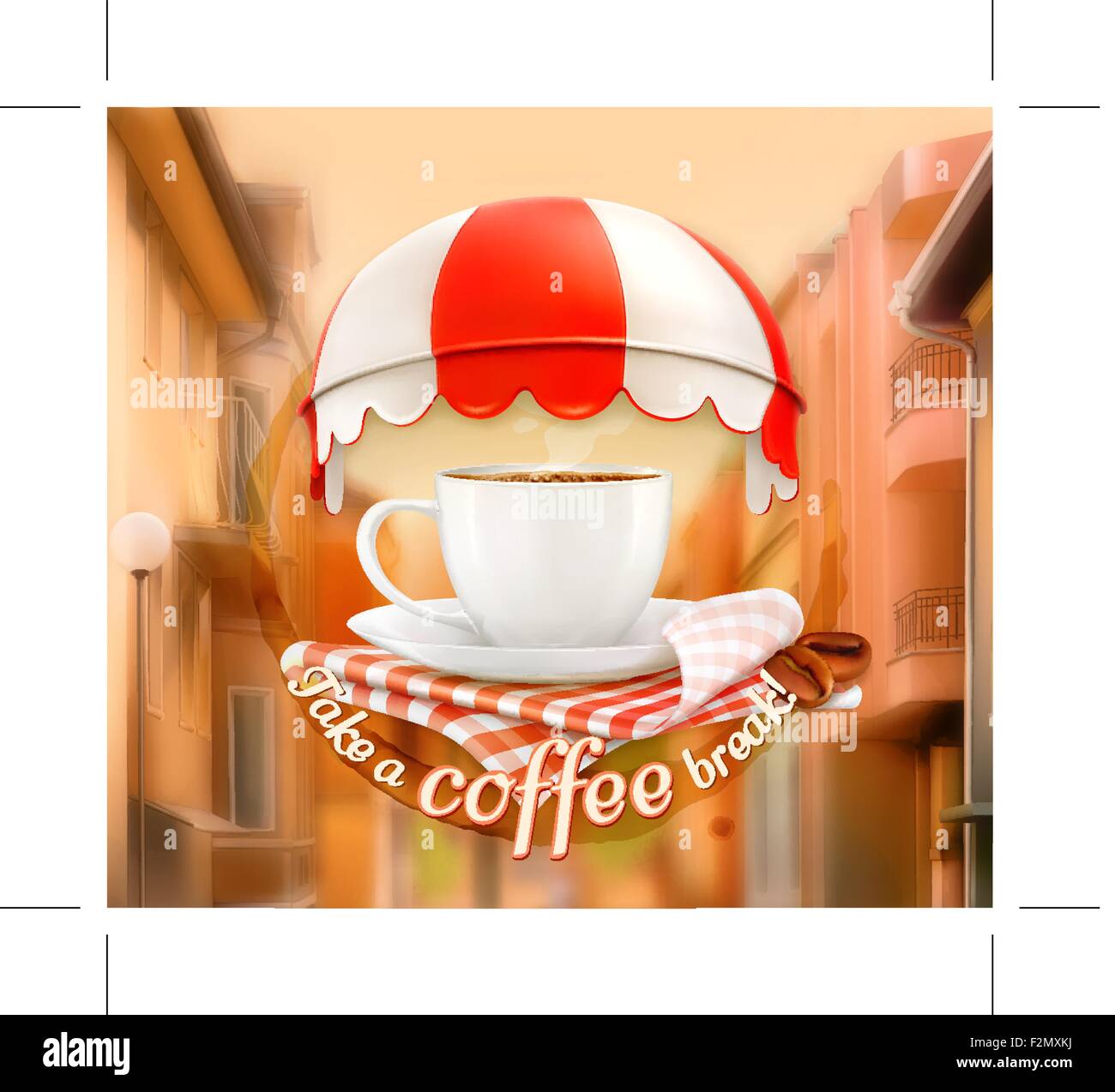 Lunch Break Stock Vector Images - Alamy