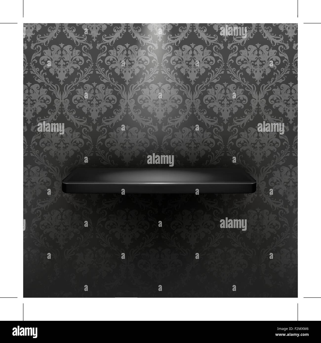 Empty old store interior Stock Vector Images - Alamy