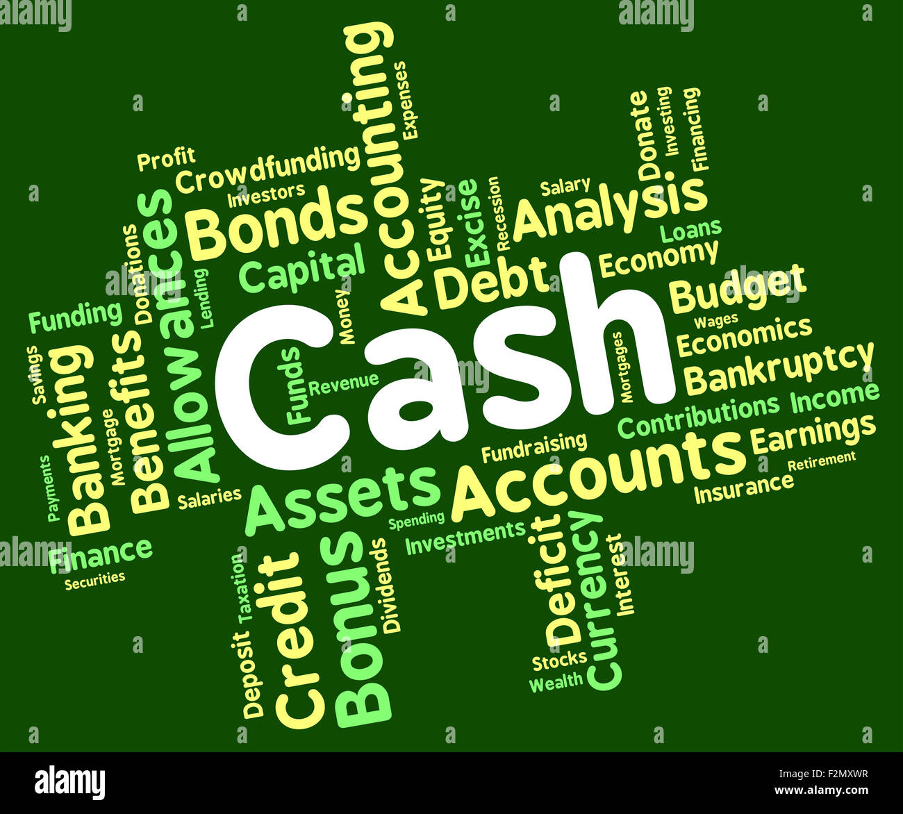 Cash text hi-res stock photography and images - Alamy