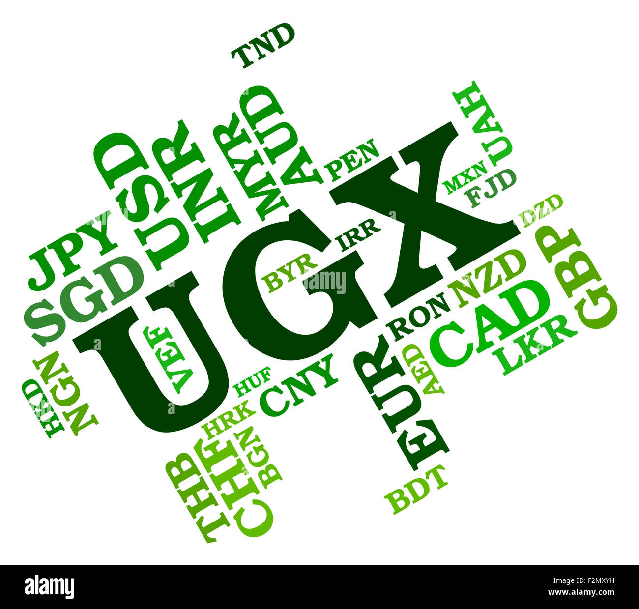 Ugx Currency Showing Ugandan Shillings And Coin Stock Photo - Alamy