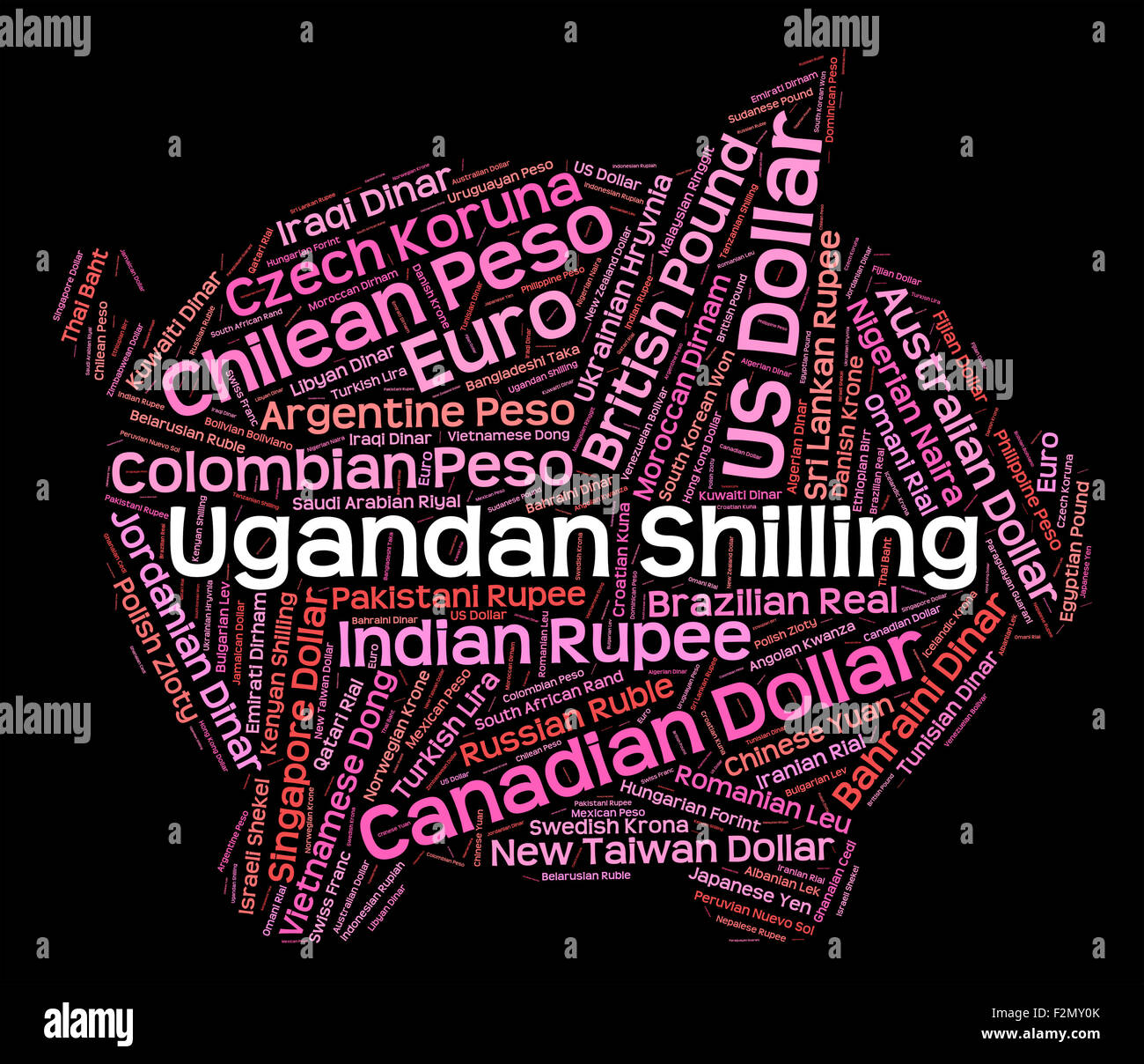 Ugandan Shilling Meaning Foreign Currency And Exchange Stock Photo - Alamy