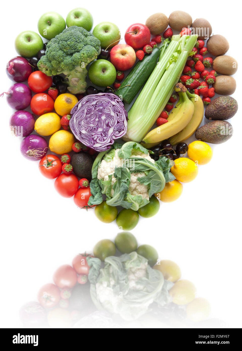 Heart shape avocado Cut Out Stock Images & Pictures - Alamy