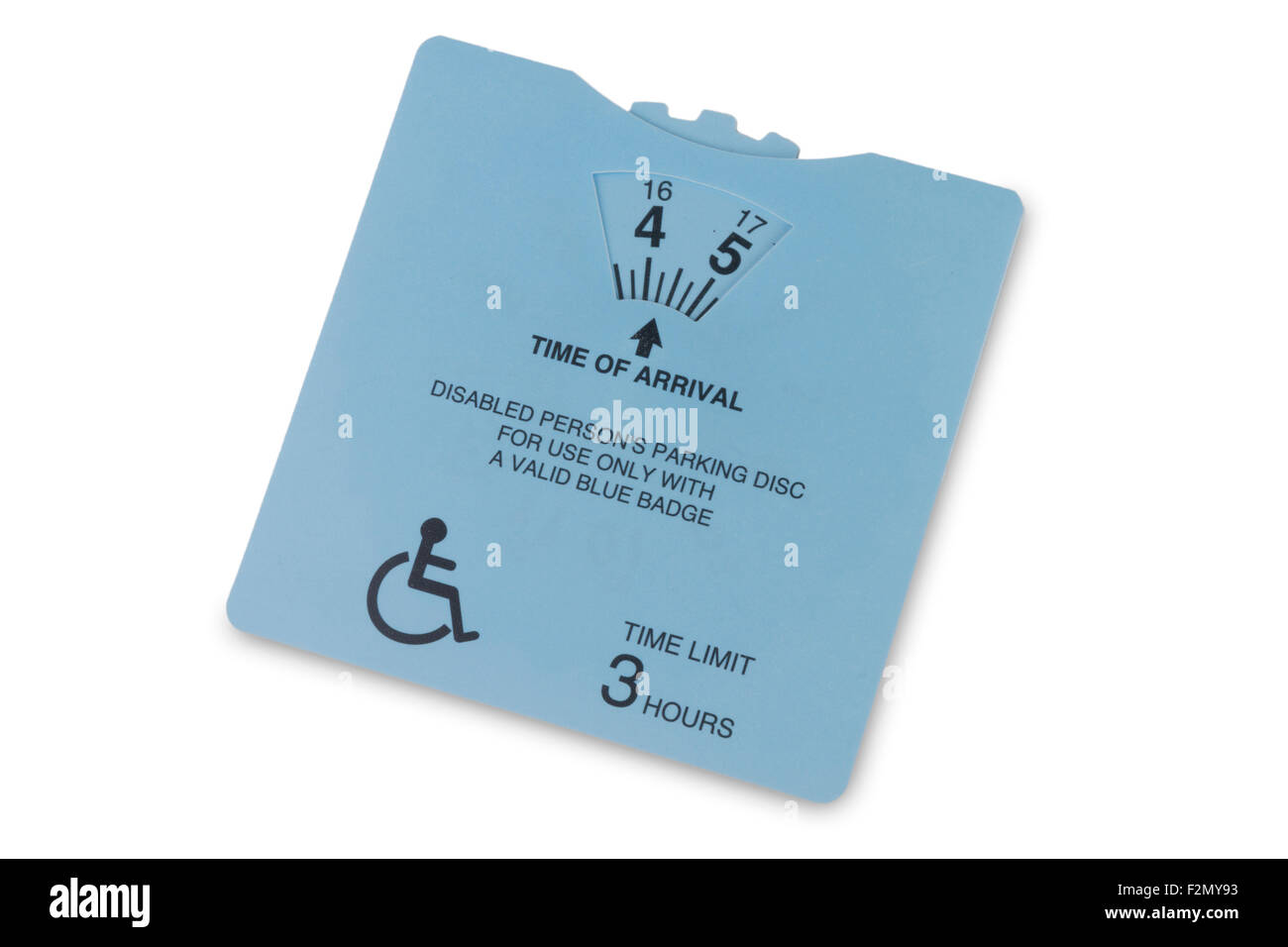 Disabled persons parking disc hi-res stock photography and images - Alamy