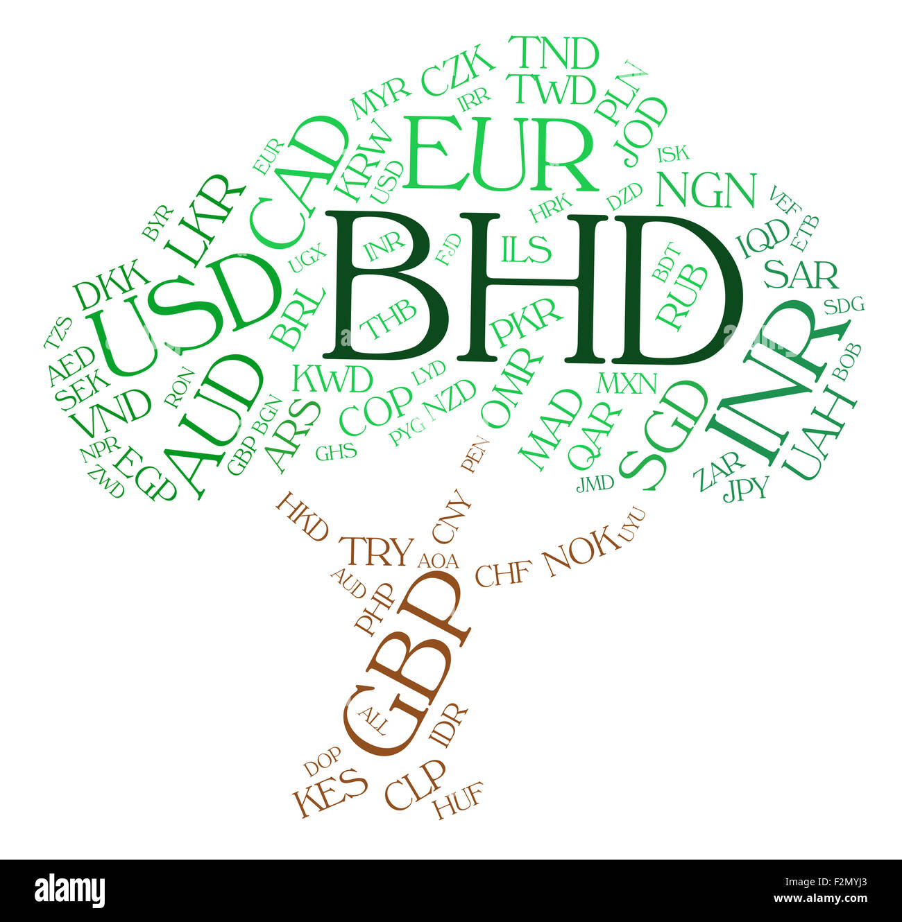 Bhd Currency Representing Foreign Exchange And Bahraini Stock Photo - Alamy