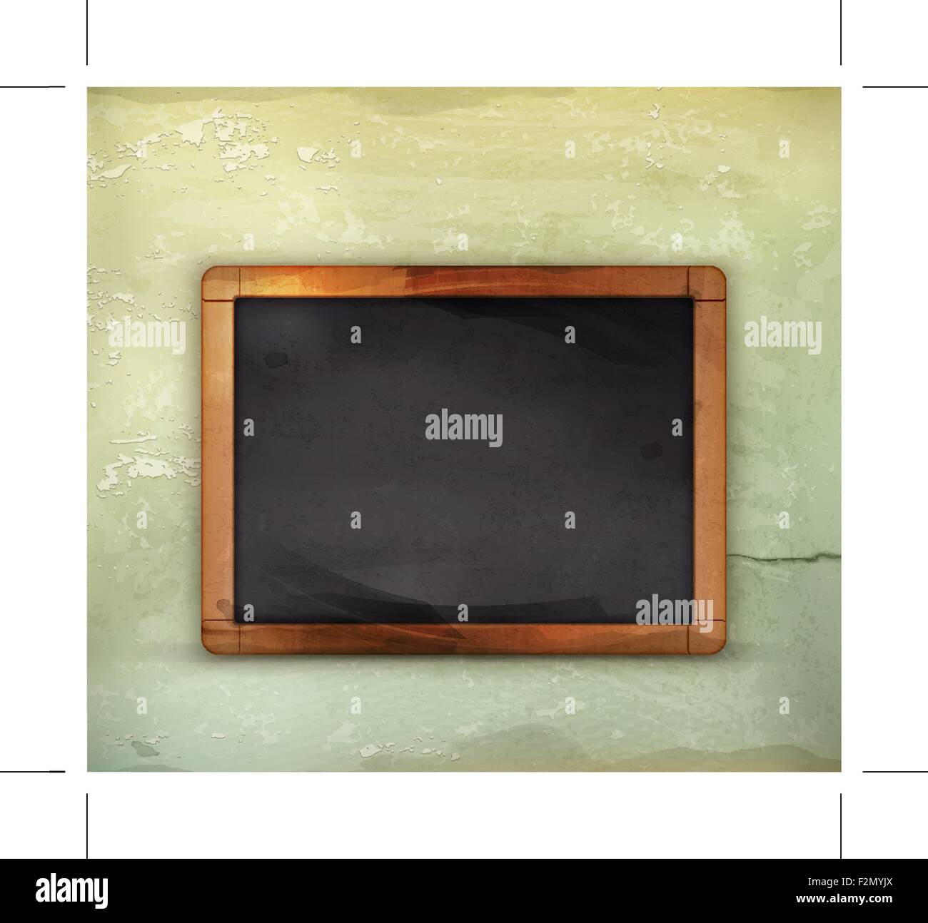 School Blackboard, old-style vector Stock Vector Image & Art - Alamy