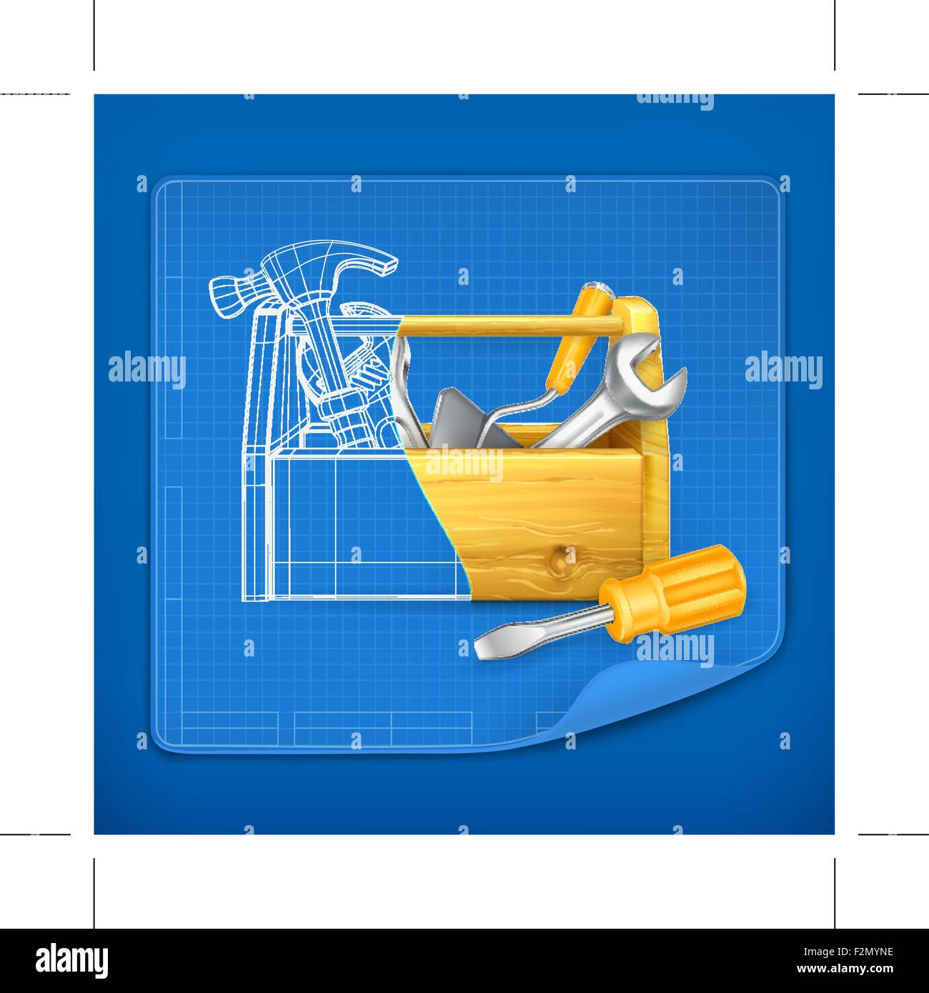 Toolbox for print Cut Out Stock Images & Pictures - Alamy
