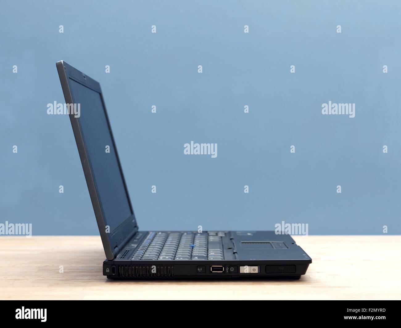 A close up shot of a open laptop Stock Photo - Alamy