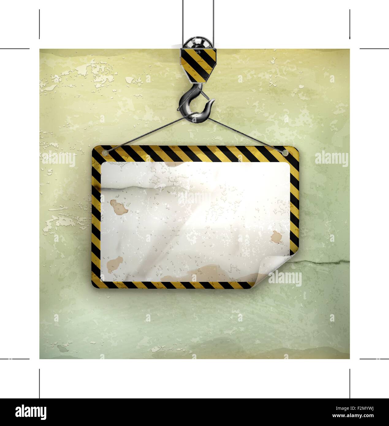 Vintage construction crane Cut Out Stock Images & Pictures - Alamy