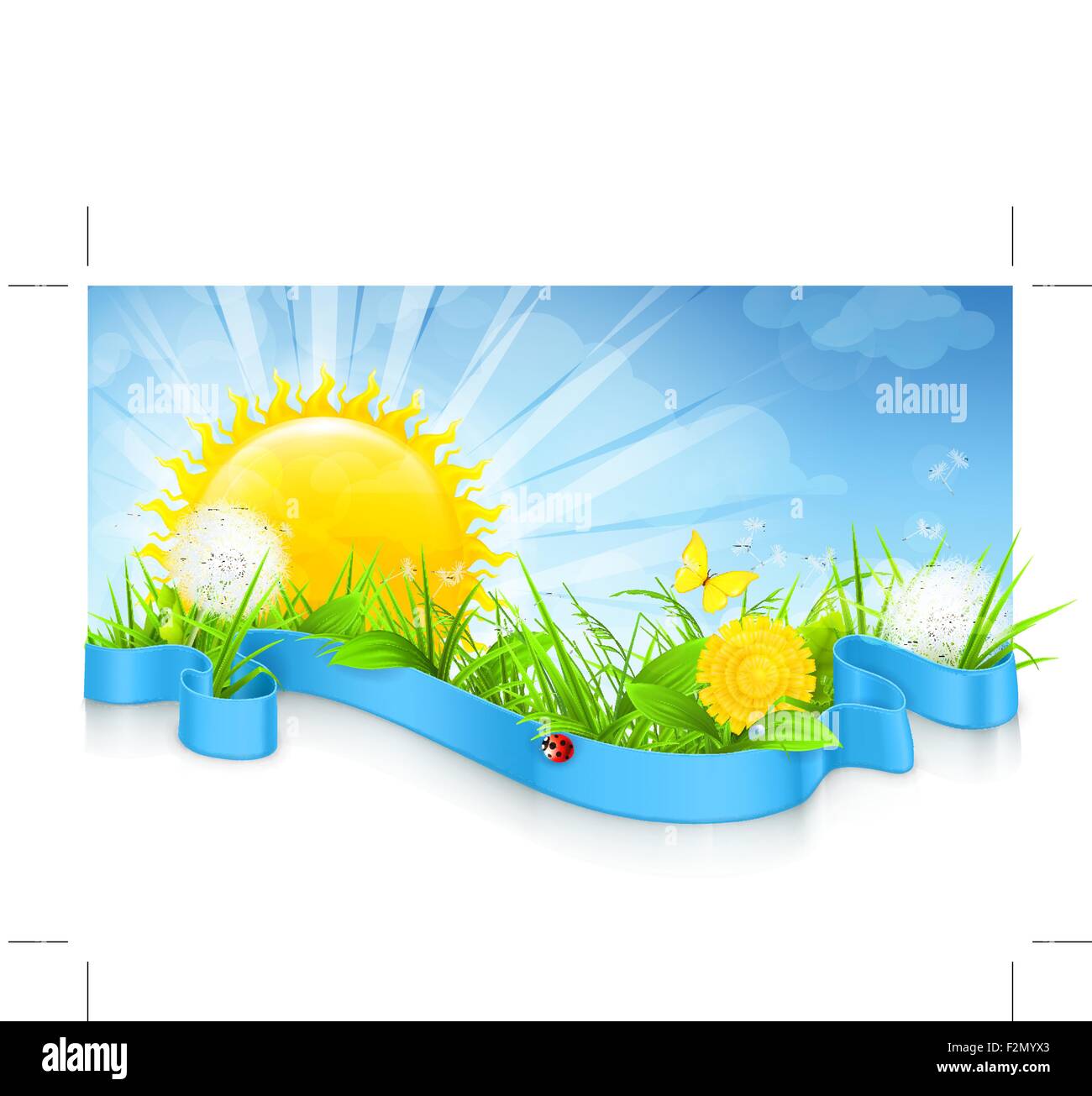 Daybreak background Stock Vector Images - Alamy