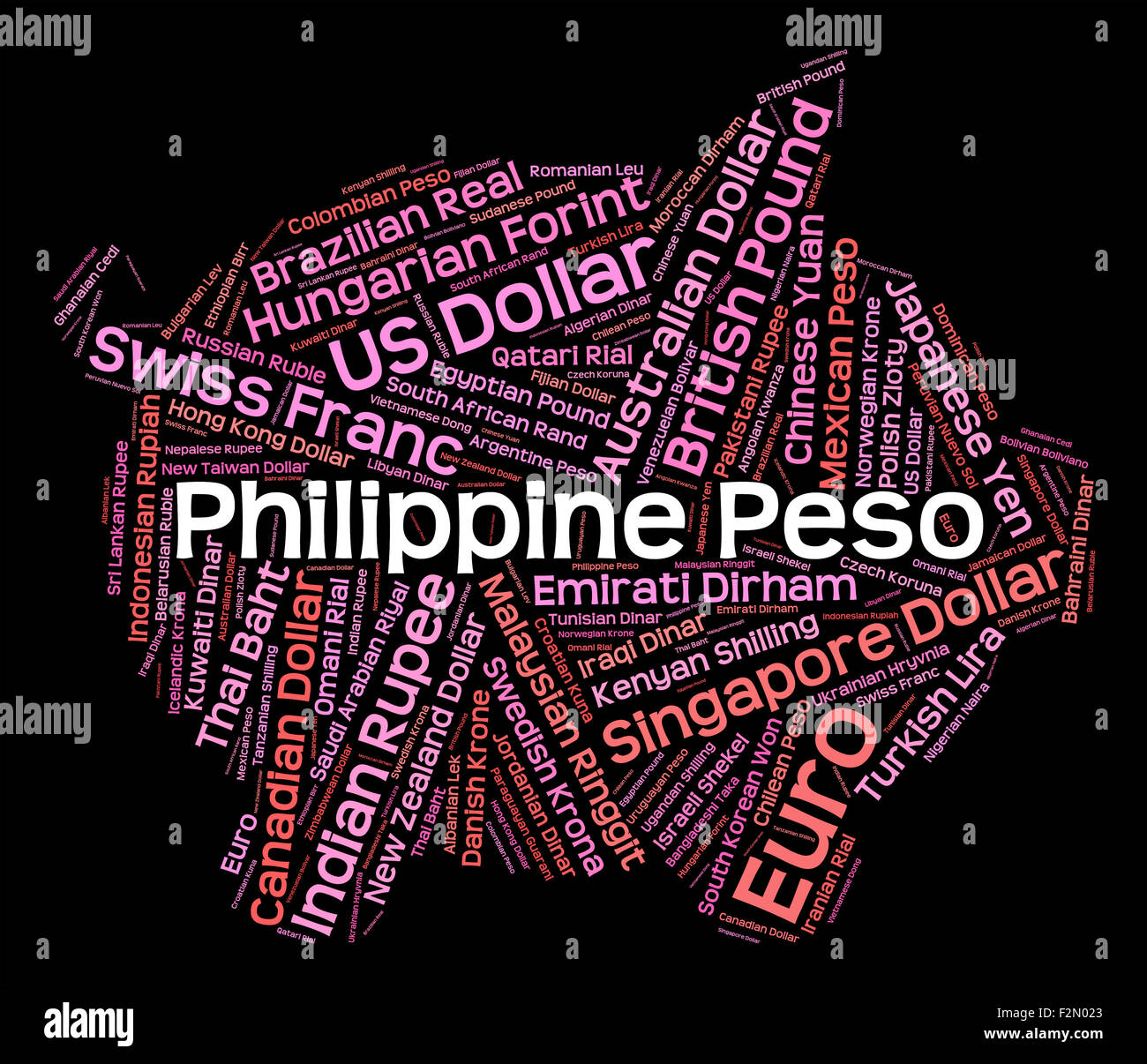 Philippine Peso Indicating Foreign Currency And Php Stock Photo - Alamy