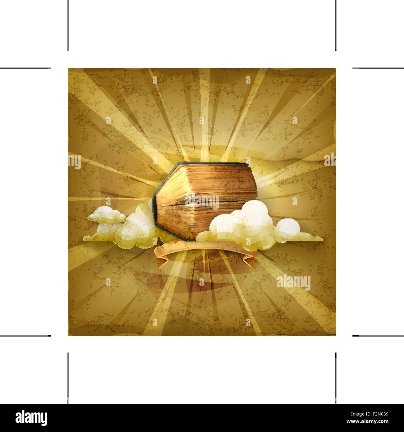 Ancient book, old style vector background Stock Vector Image & Art - Alamy