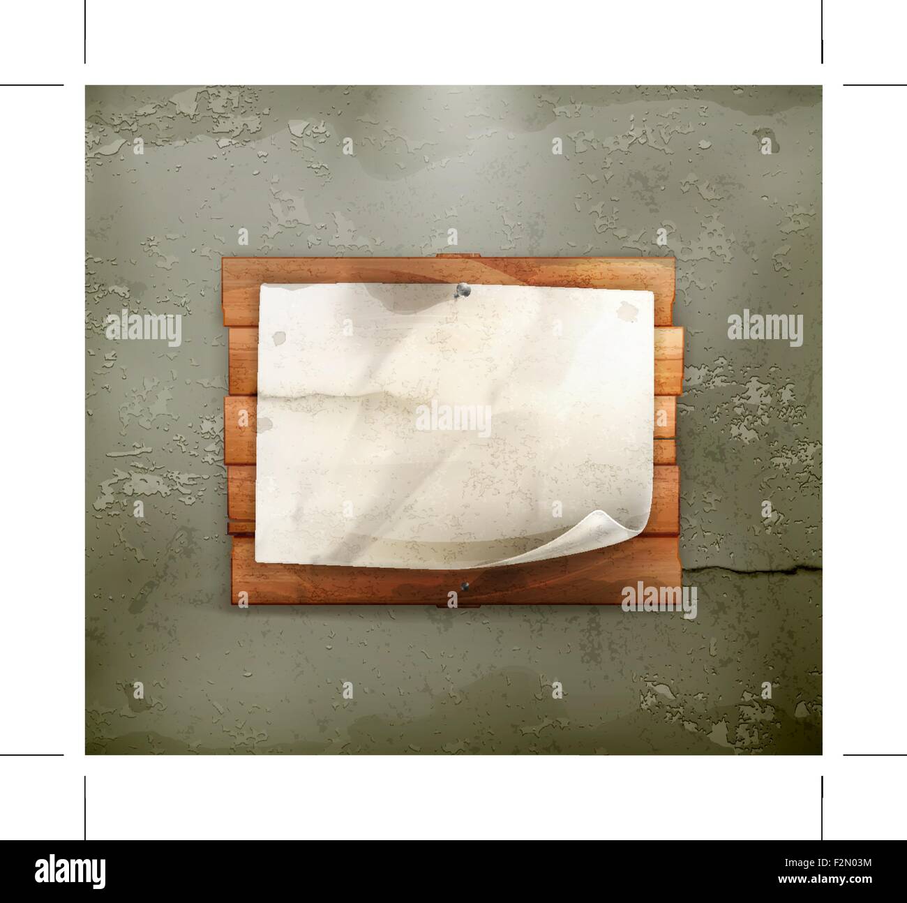 Old announcement Stock Vector Images - Alamy