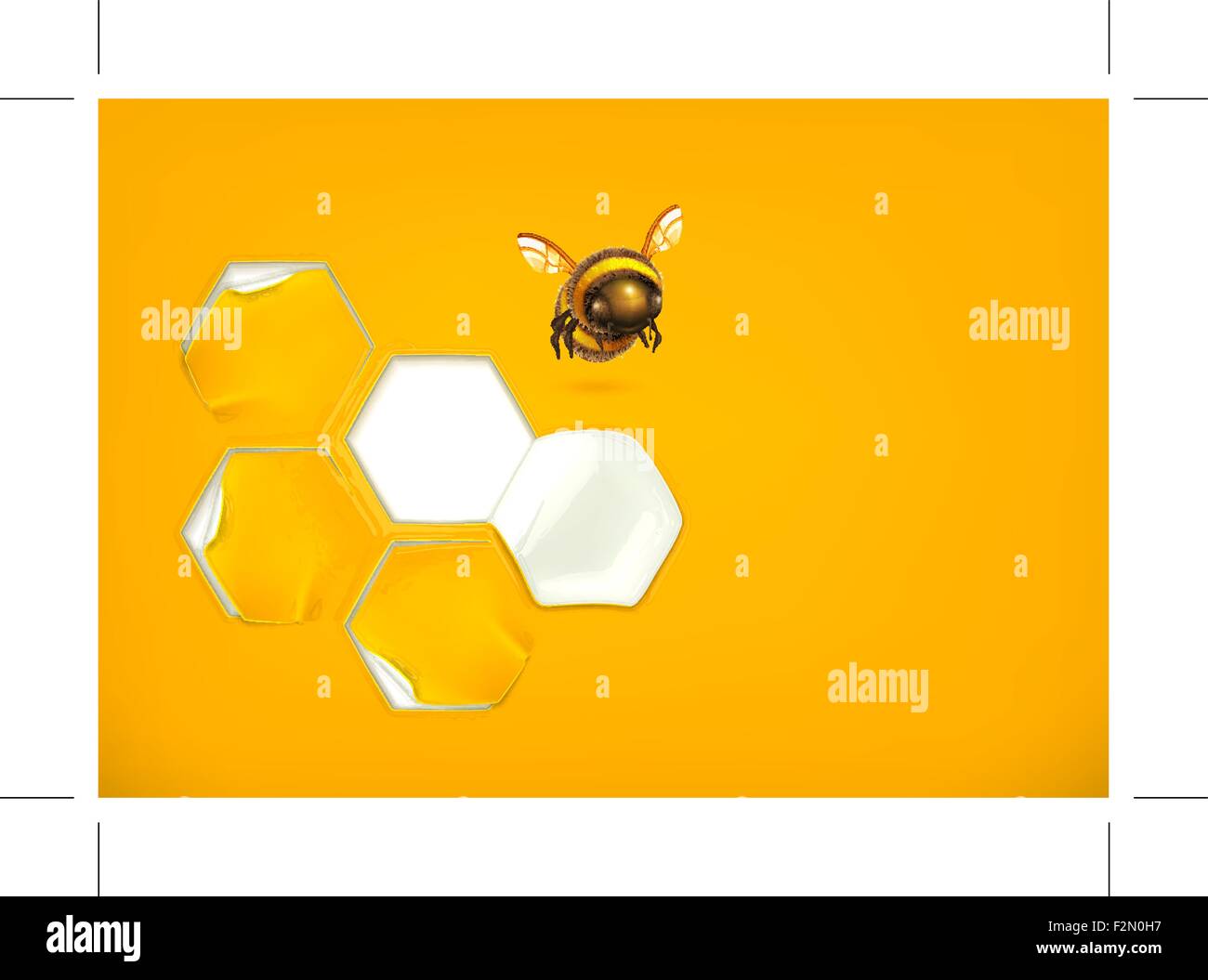 Honeycomb background vector Stock Vector Image & Art - Alamy