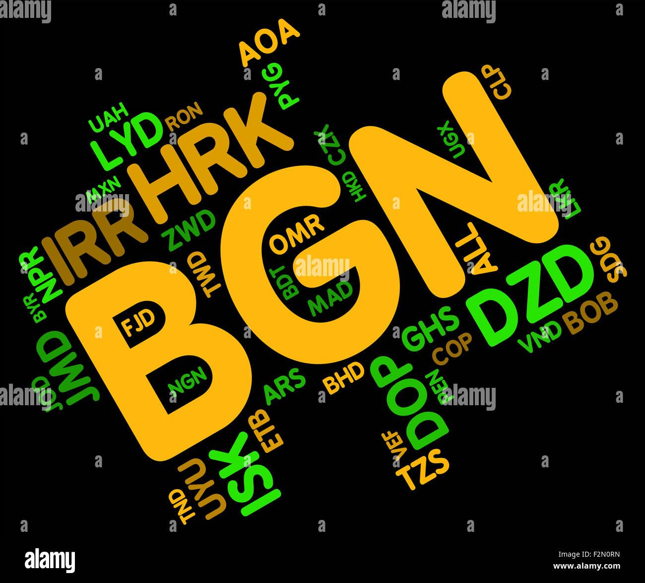 Bgn Currency Representing Bulgarian Lev And Coinage Stock Photo - Alamy